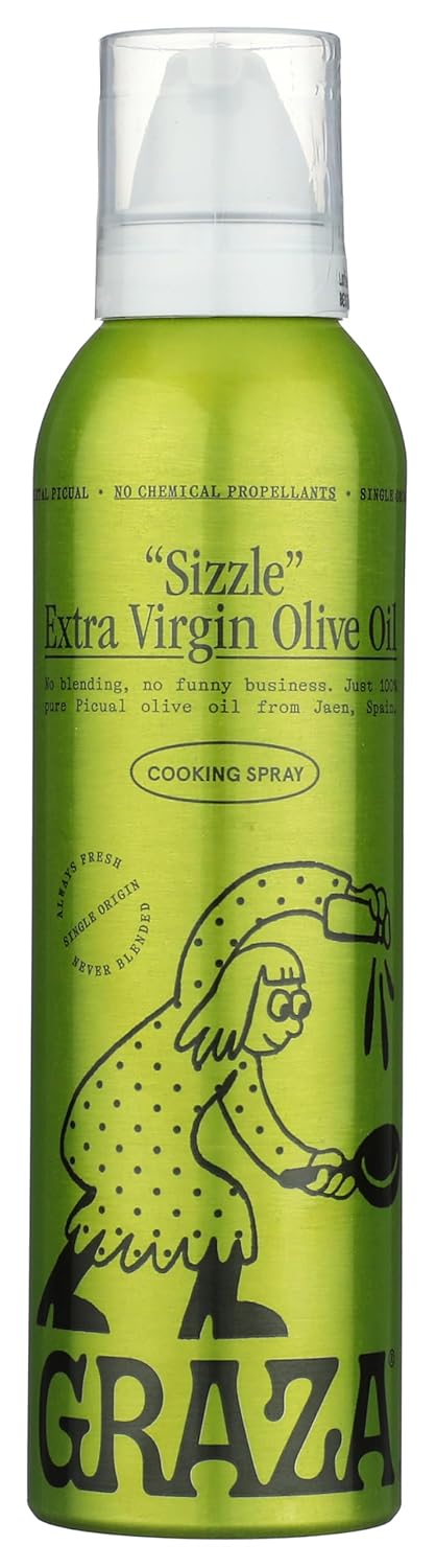 Amazon.com : Graza Sizzle Extra Virgin Olive Oil Spray, Cooking Oil ...