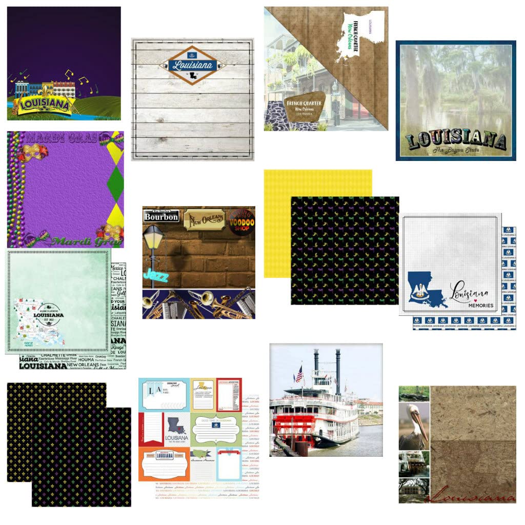 Vacation Scrapbook Paper