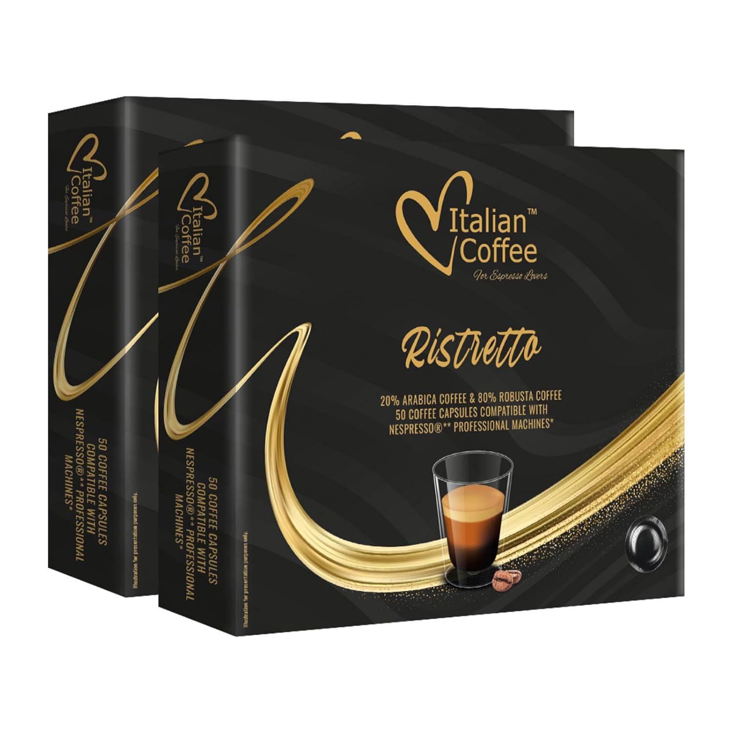 Amazon.com: Italian Coffee for Espresso Lovers pods compatible with PRO ...