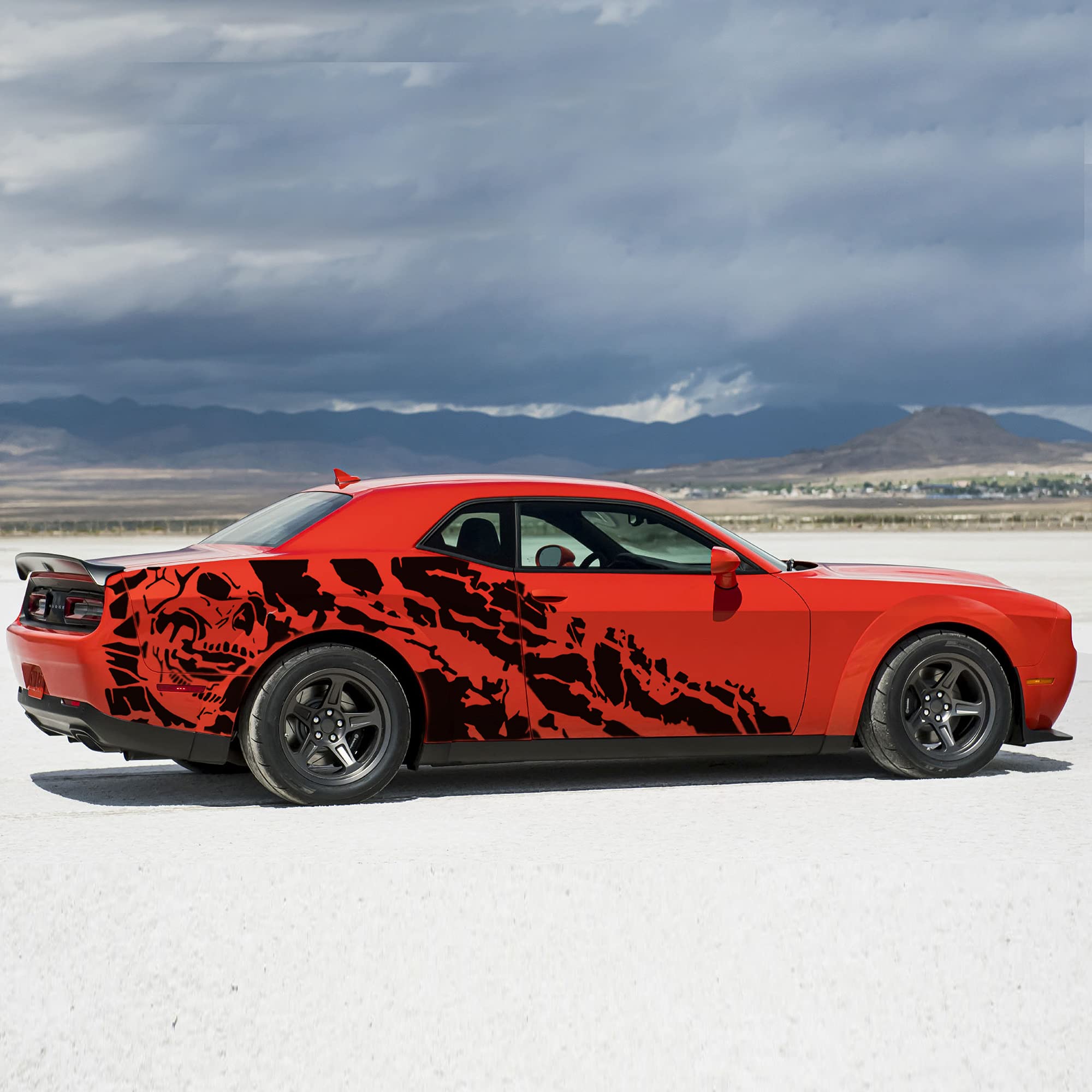 Dodge Challenger Decals And Graphics Amazon.com: Twin Stripes Decals