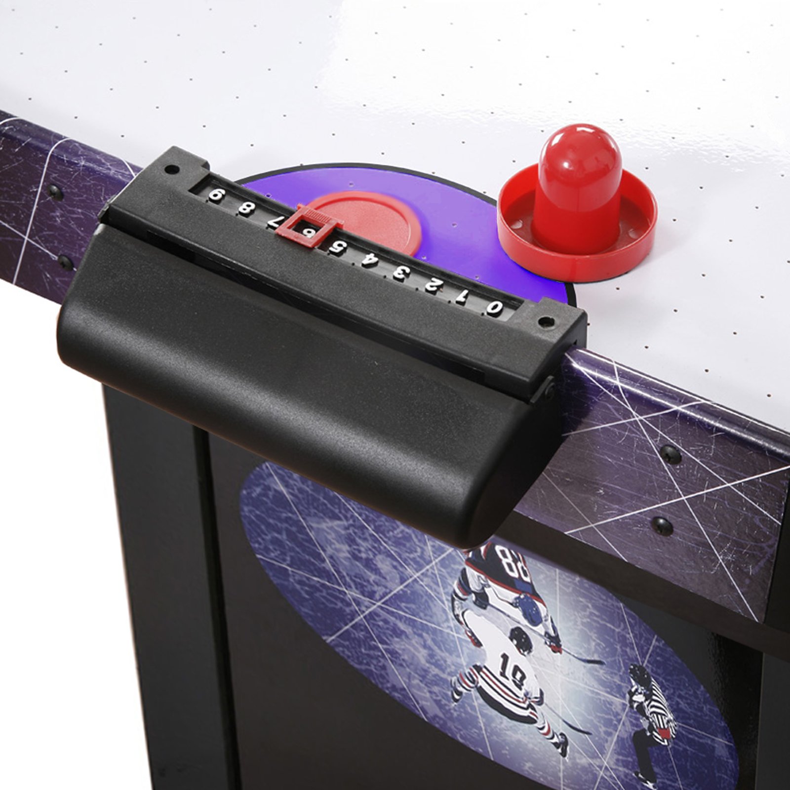Hathaway Hat Trick 4-Ft Air Hockey Table for Kids and Adults with ...
