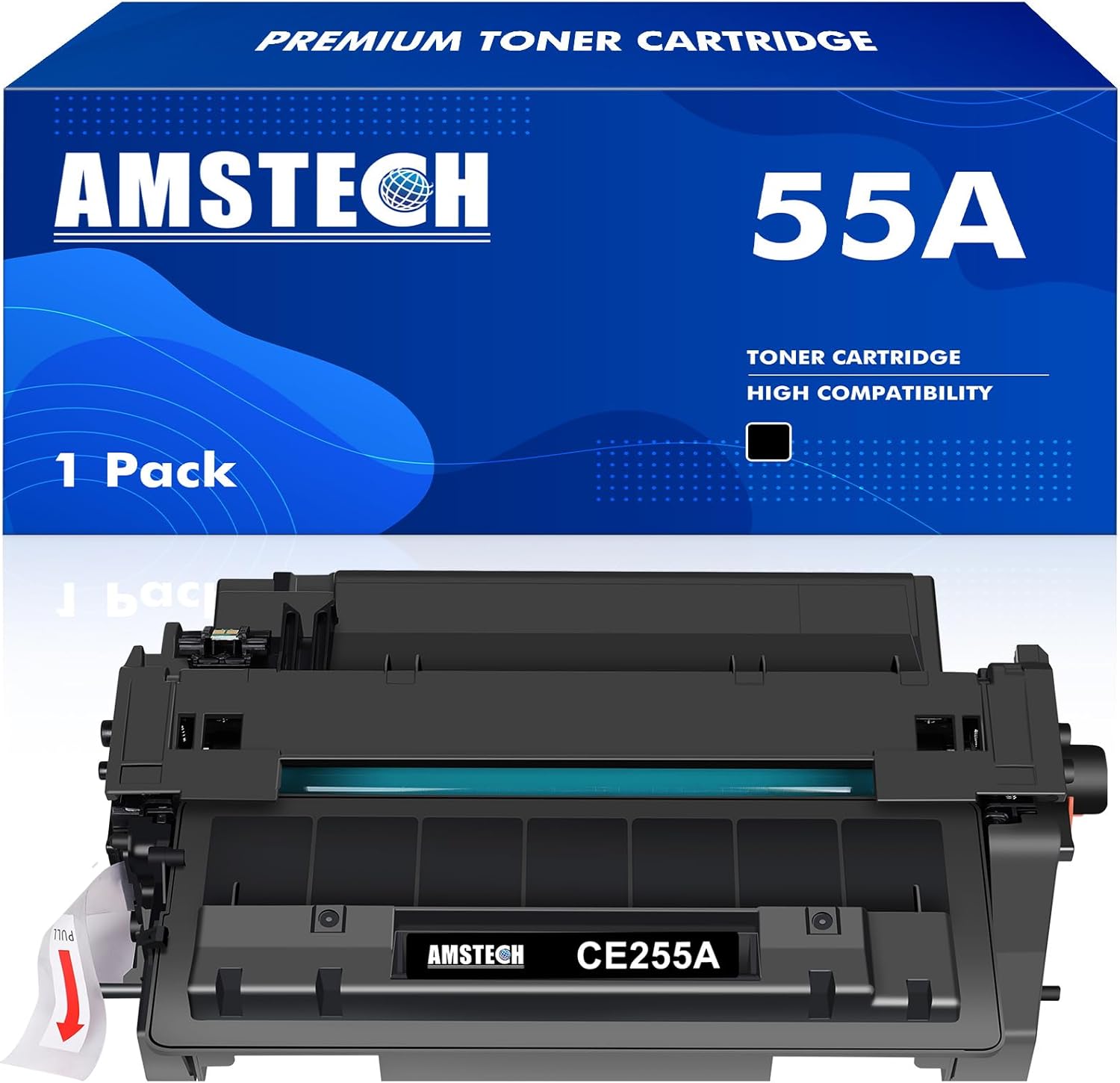 55A CE255A Toner Cartridge Compatible for HP 55X CE255AD CE255X ...