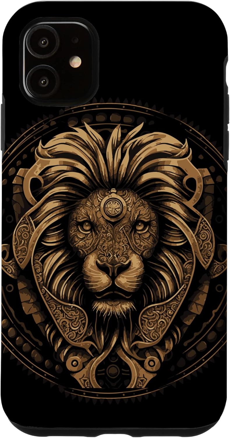 Amazon.com: iPhone 11 Leo Greek Mythology Namean Lion Ancient Zodiac ...