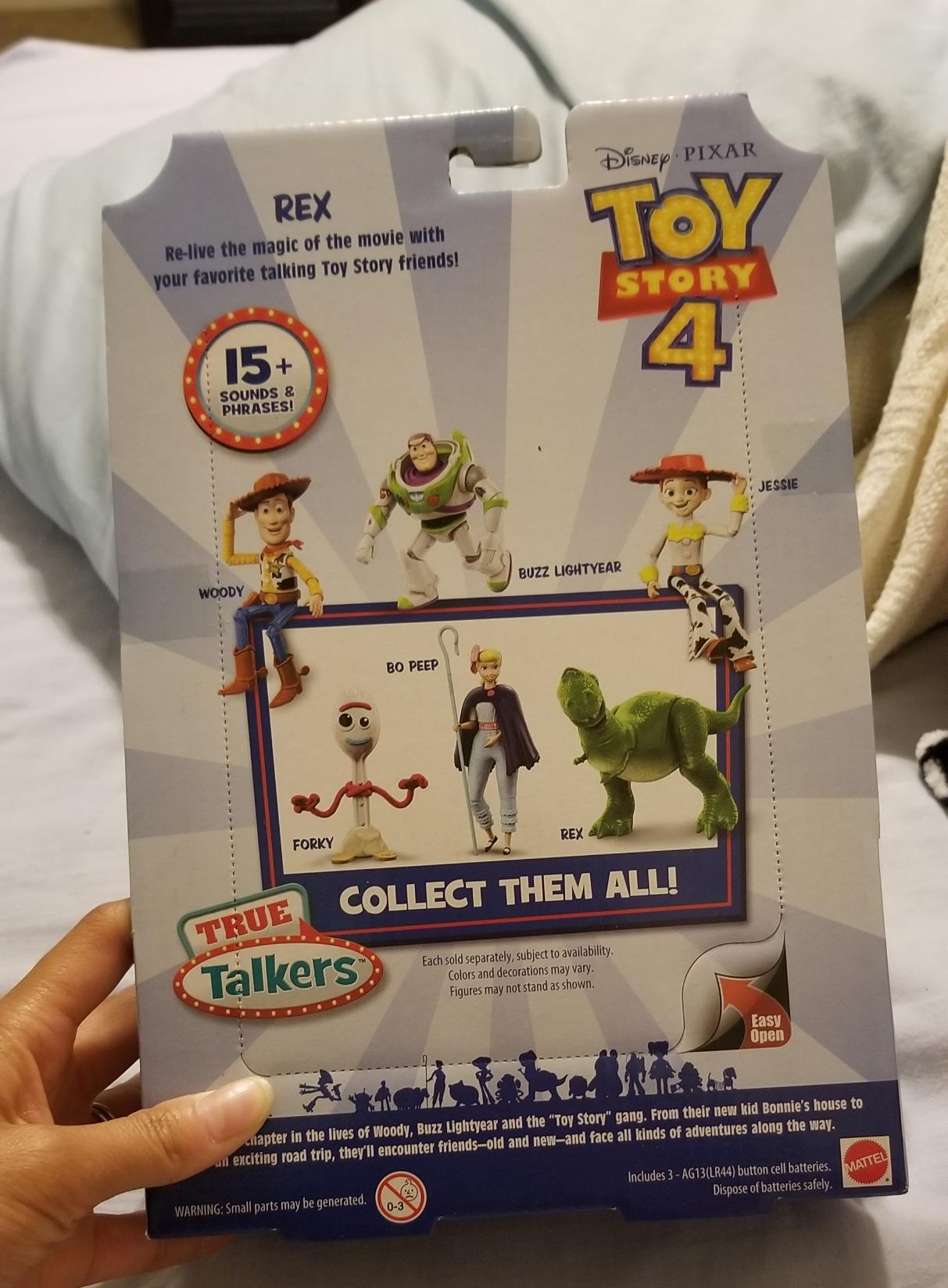 Amazon.com: Toy Story 4 4 True Talkers Rex Figure, 7.8 in / 19.81 cm ...