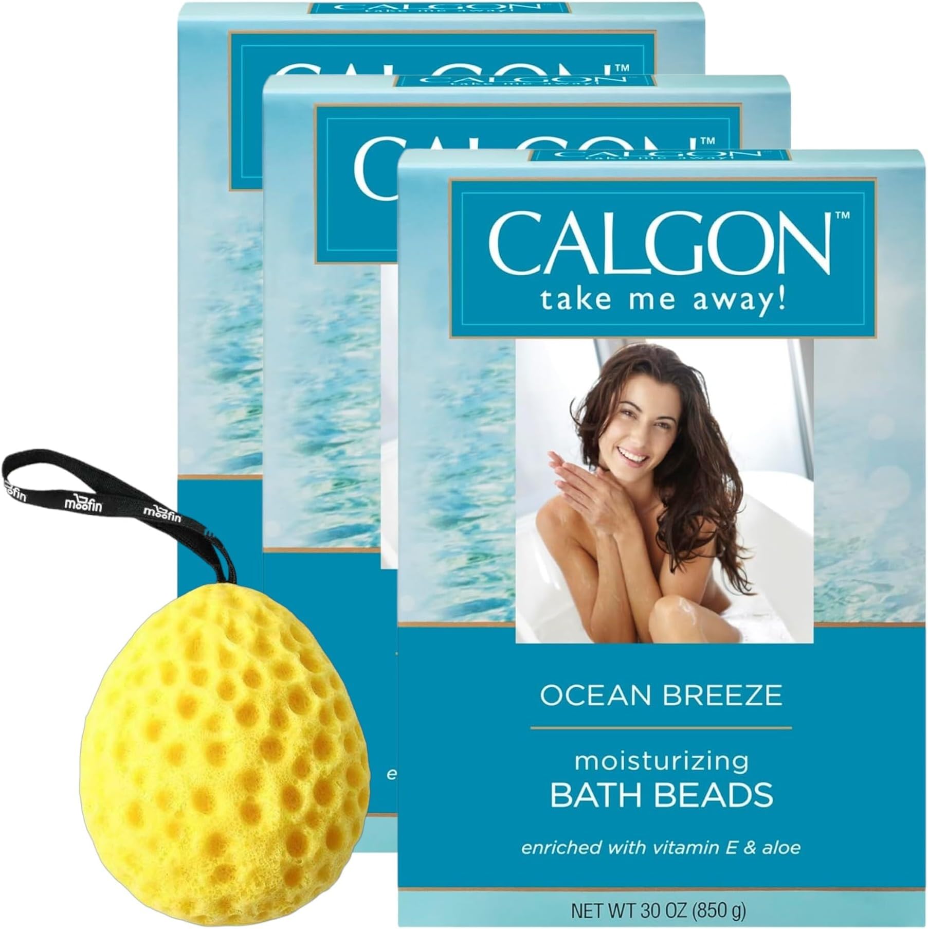 Amazon.com : Calgon Ultra-Moisturizing Bath Beads, Ocean Breeze, 30 Ounce : Beauty & Personal Care