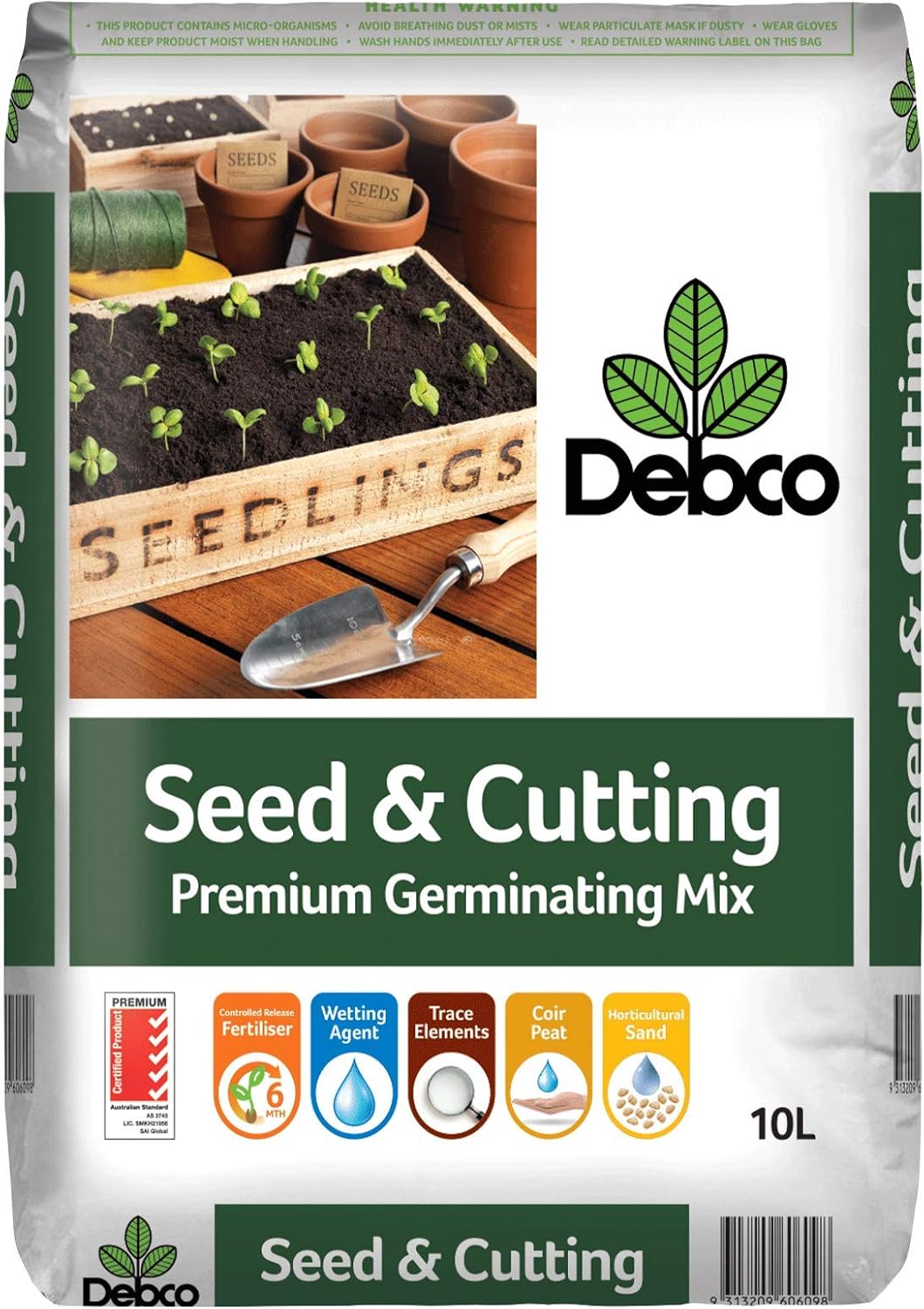 Debco Seed & Cutting Mix 10L - 6 Months Feed with Trace Elements ...