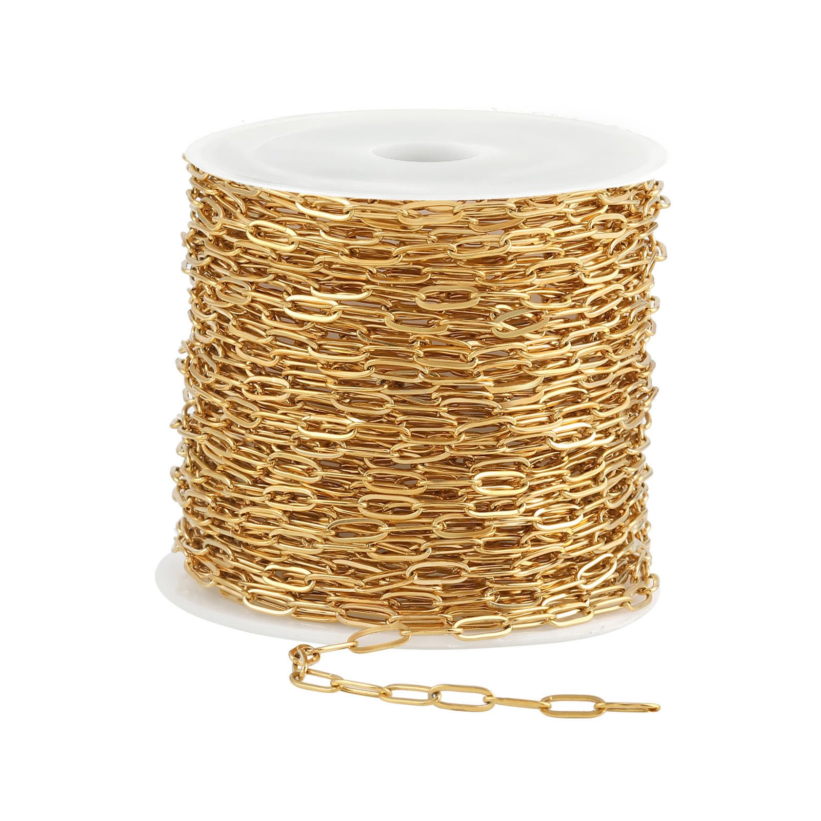 Amazon.com: UMAOKANG 10 Meters Gold Plated Chain for Jewelry Making ...