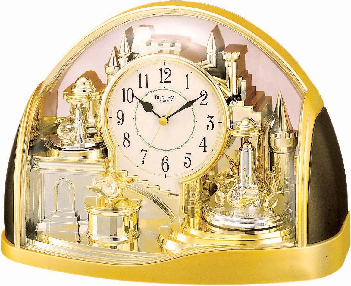Seiko Rotating Pendulum Clock Gold, Wood, 10x20x25 cm : Amazon.co.uk ...