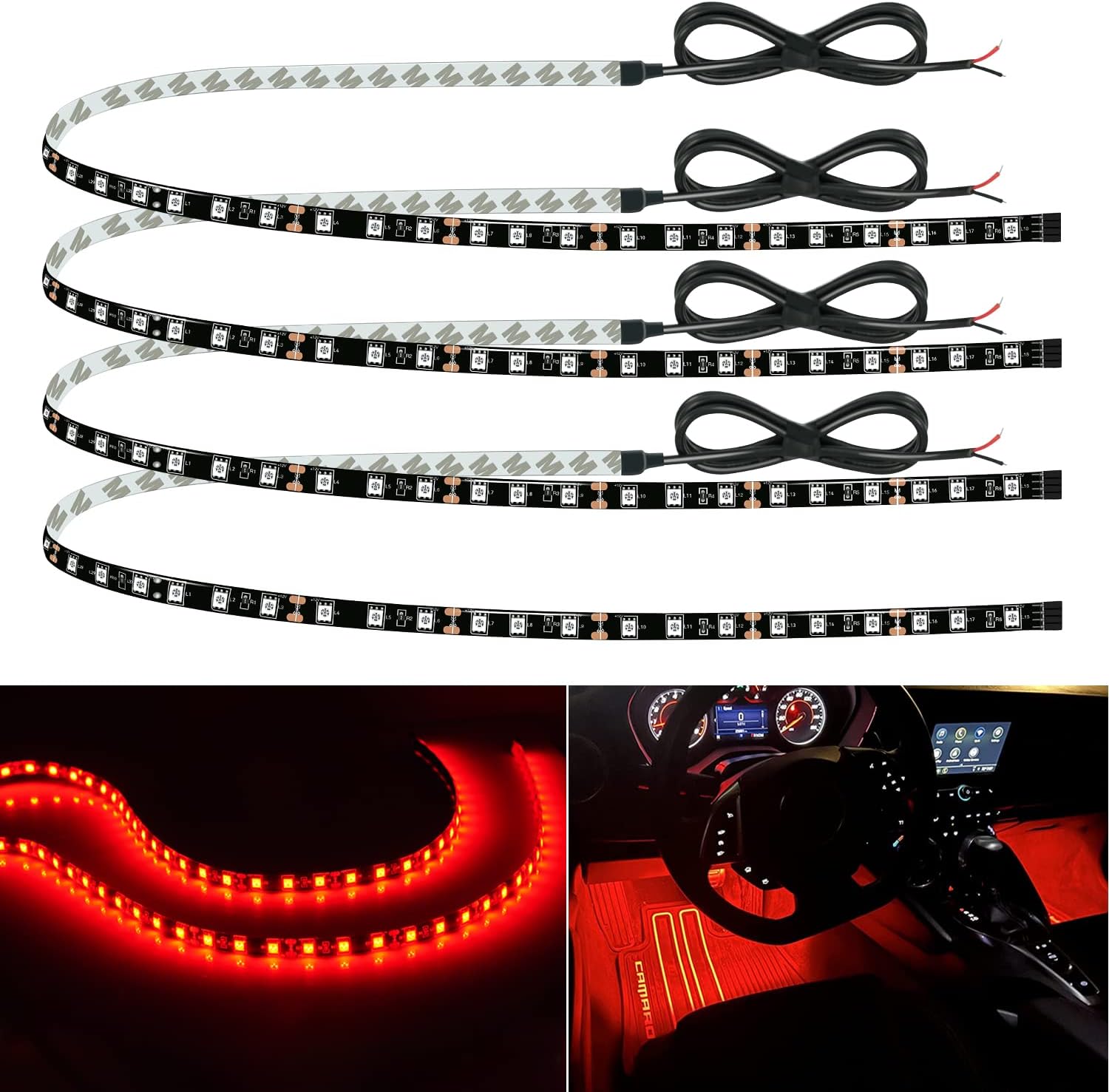 Motorbike Underglow 12V Led Strip Lights Neon Interior Car Lights ...