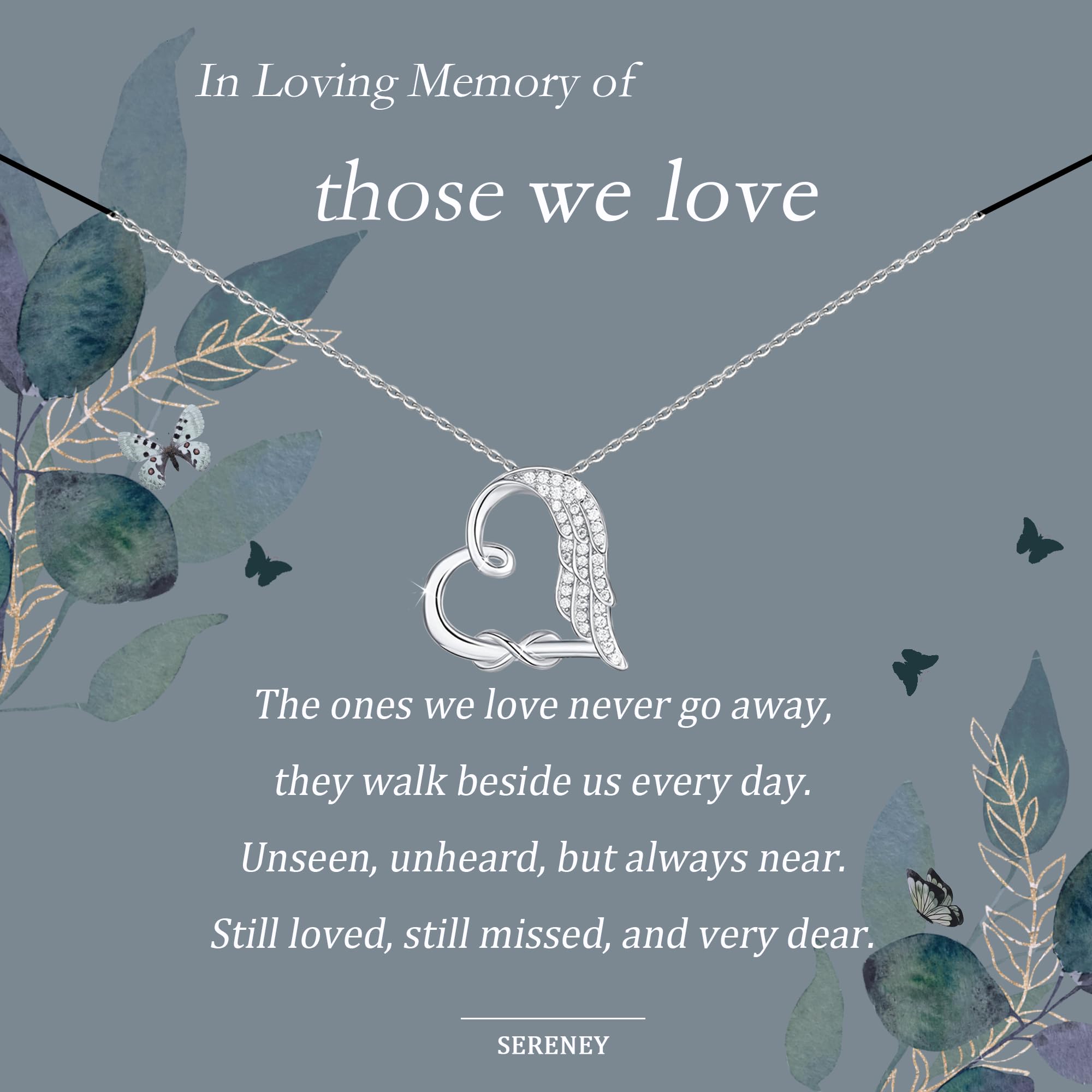 Buy SereneySympathy Gifts for Loss of Loved One, Sterling Silver Angel ...