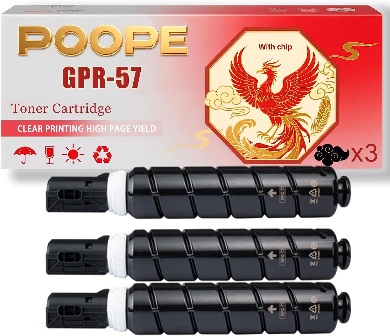 GPR-57 Toner Cartridge Compatible for Canon imageRUNNER Advance 4525i ...