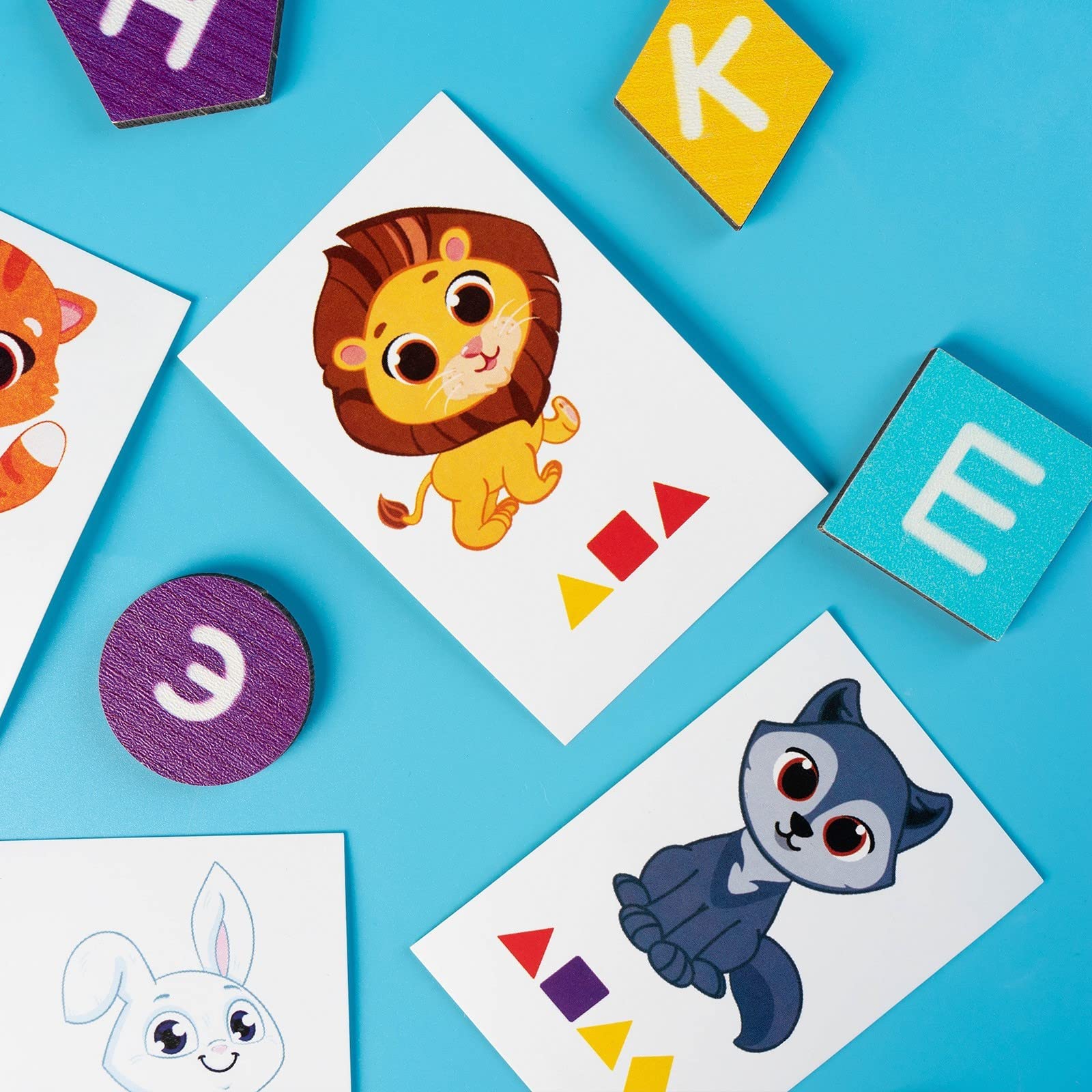 Snapklik.com : Learn Russian Language - Learn Russian Alphabet Flash Cards - Wooden Russian ...