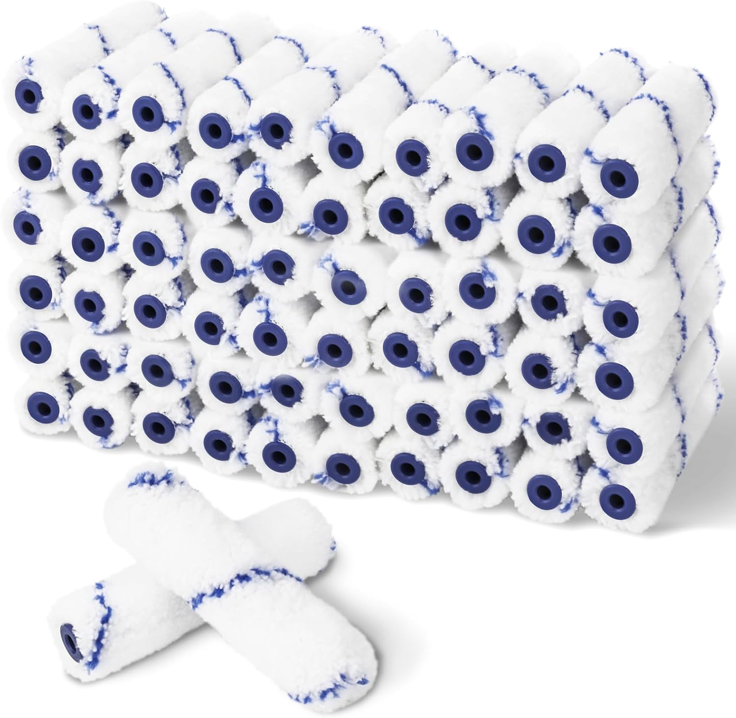 Amazon.com: PinStone 4 Inch Microfiber Paint Roller Covers, 1/3" Nap ...