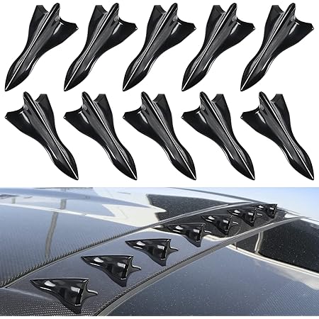 Amazon.com: Ouzorp 10Pcs Air Vortex Generator Diffuser Shark Fin Set ...