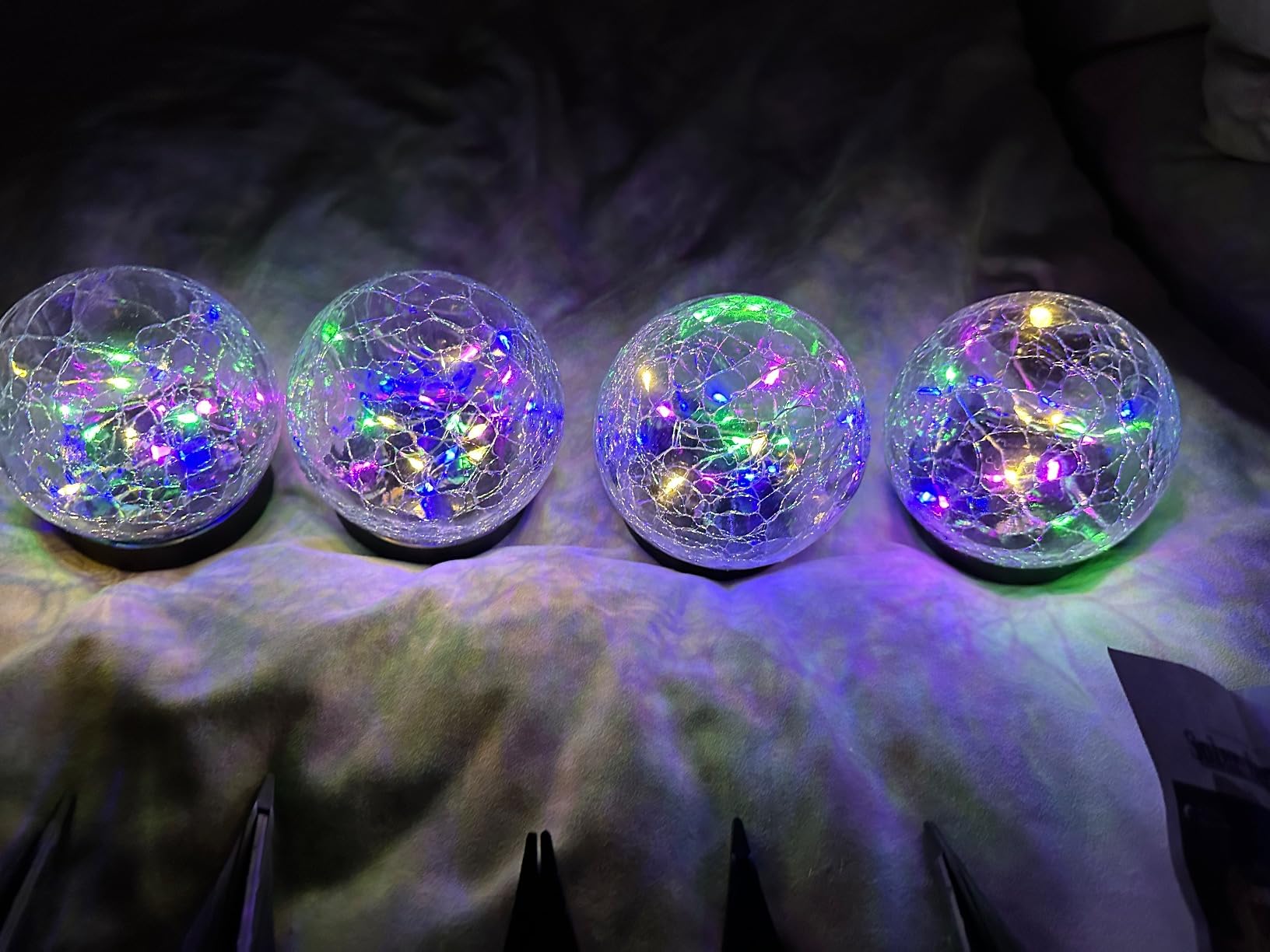 $6/mo - Finance Solar Globe Lights Outdoor Waterproof-Solar Balls-Solar ...