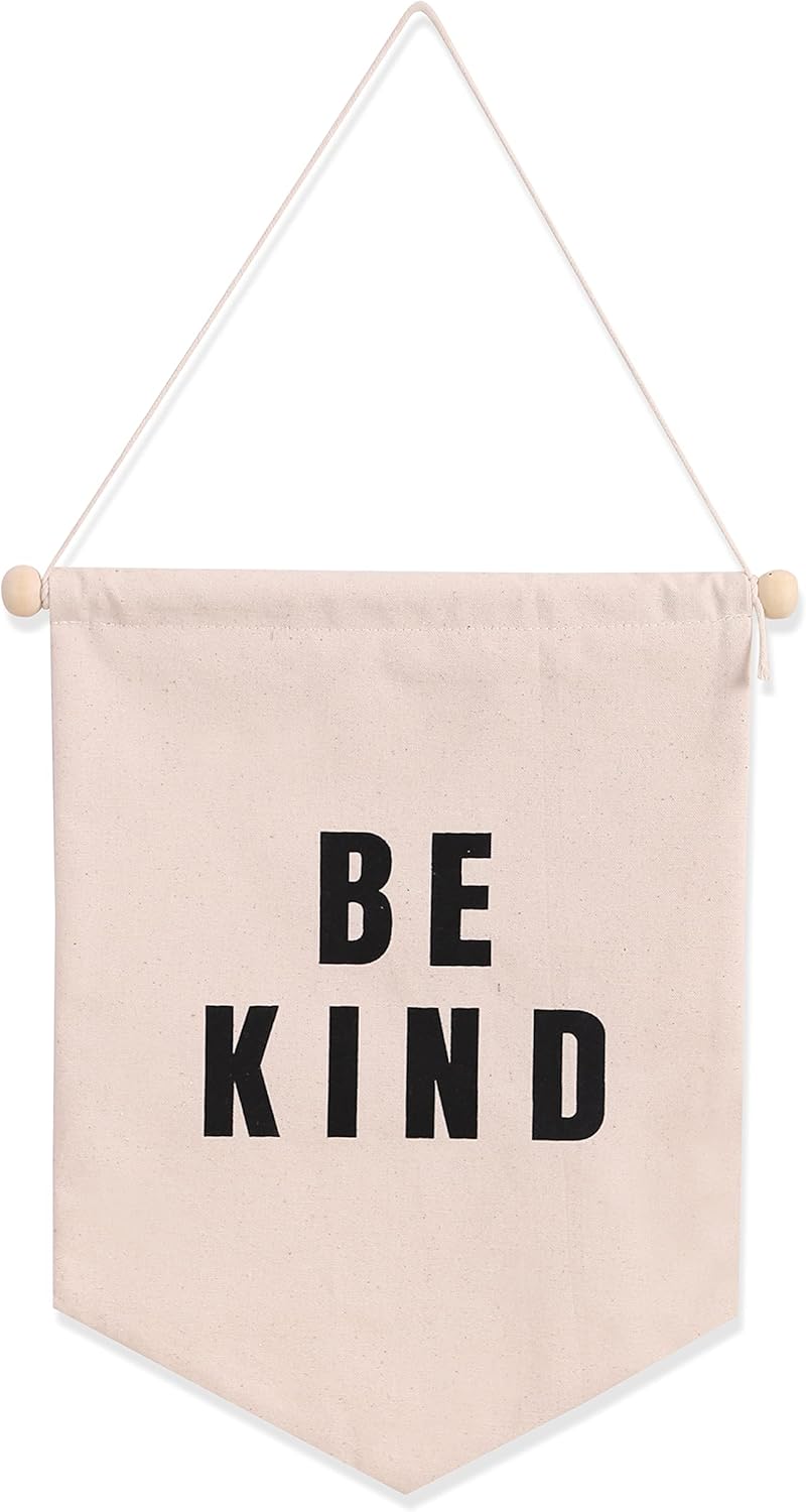 Amazon.com: Be Kind Printed Banner Wall Hanger,Pendant Home Decor ...