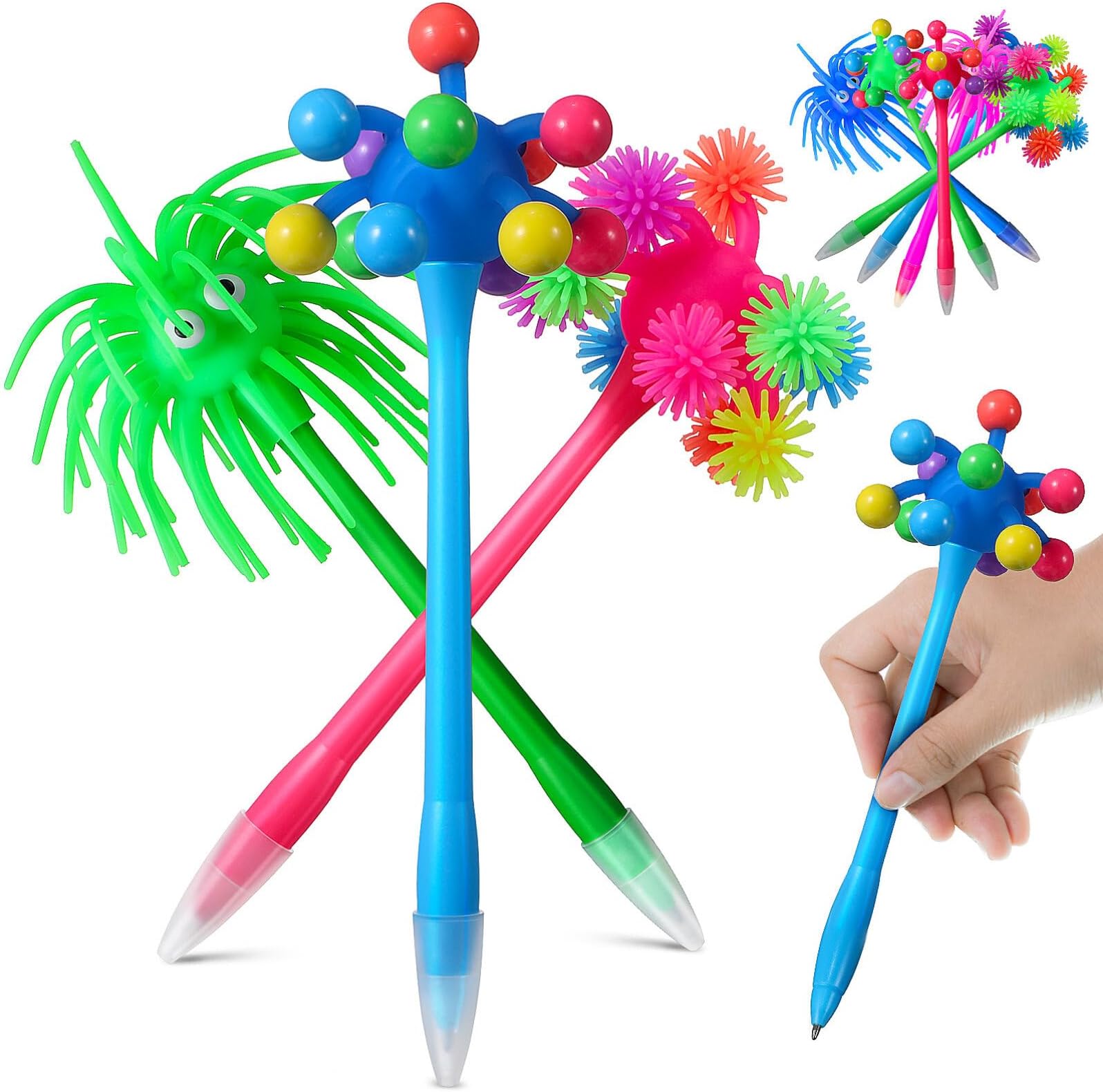 Amazon.com : Funny Bendable Ballpoint Pen - Bending Hand Gesture, 0.7mm ...