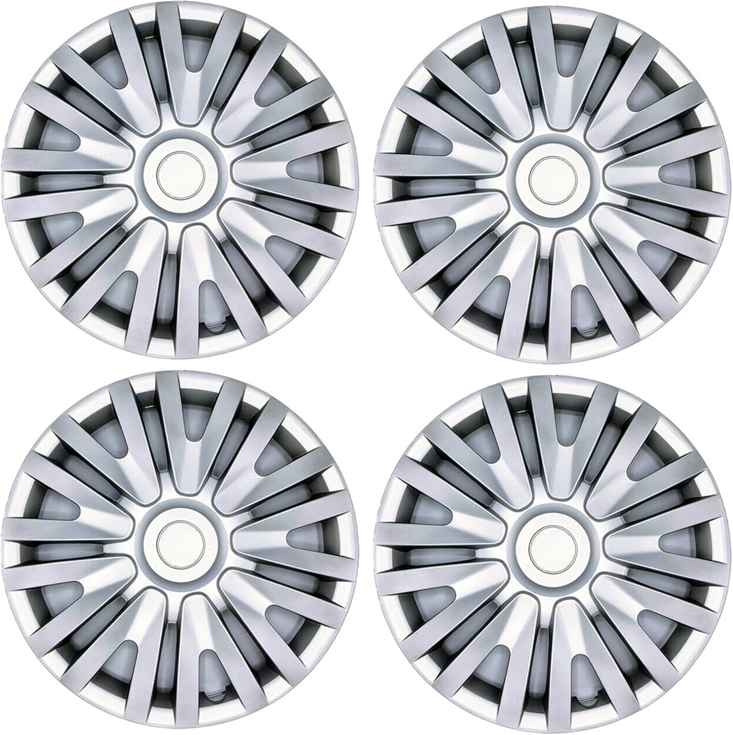 15 Inch Wheel Trims Hub Caps Set of 4 – Universal Fit – Durable ABS ...