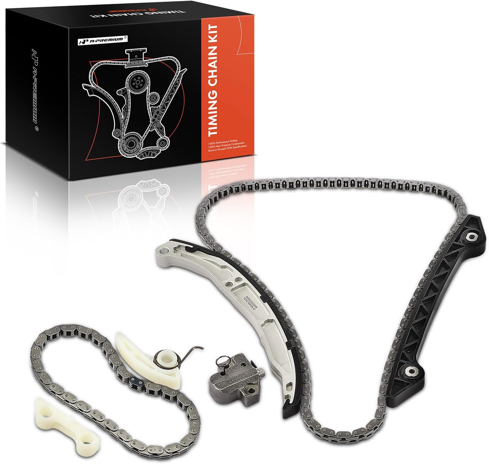 Amazon.com: A-Premium 7PCS Engine Timing Chain Kit W/Tensioner & Guide ...