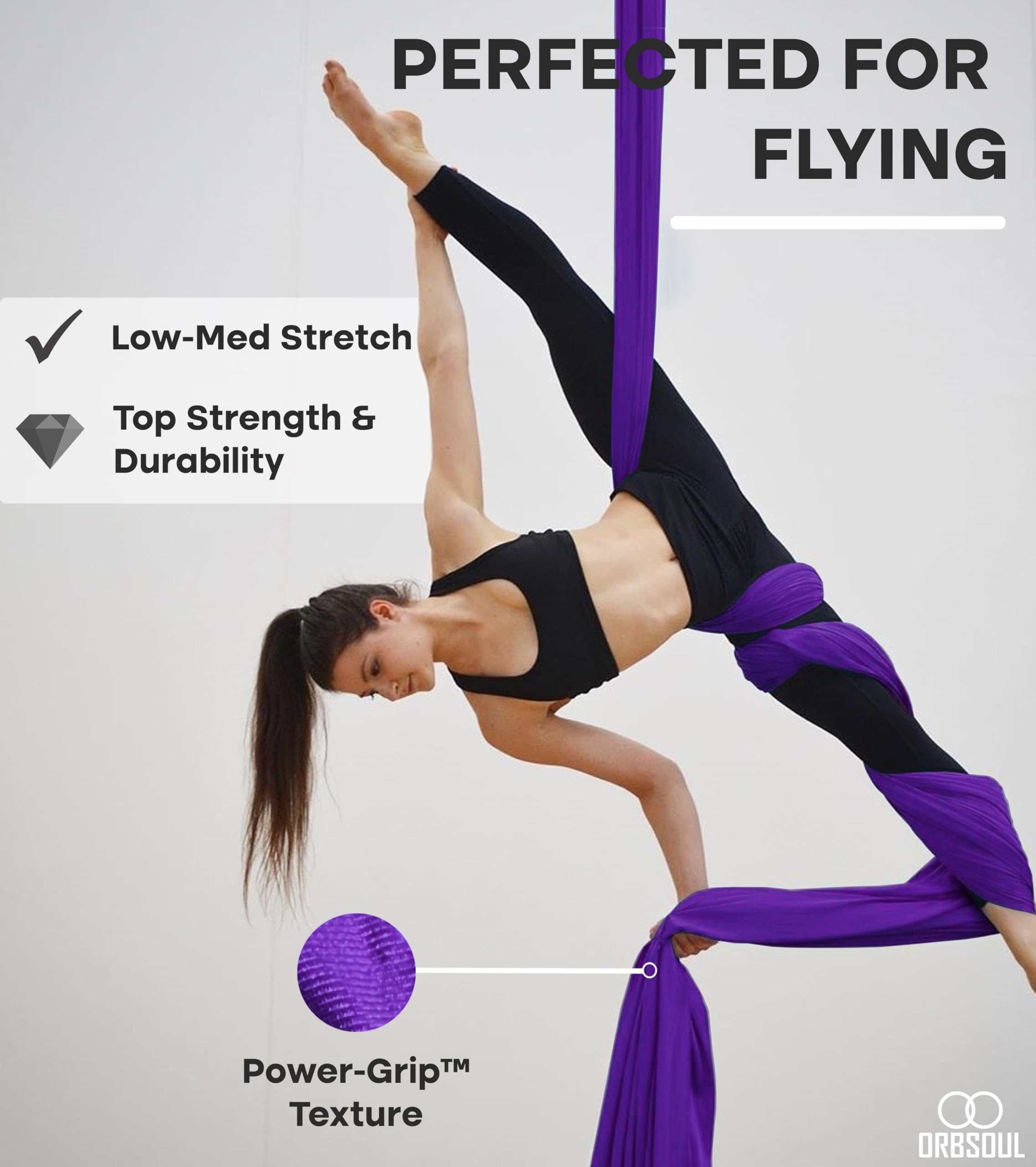 Snapklik.com : Orbsoul Aerial Silks + Yoga Hammock