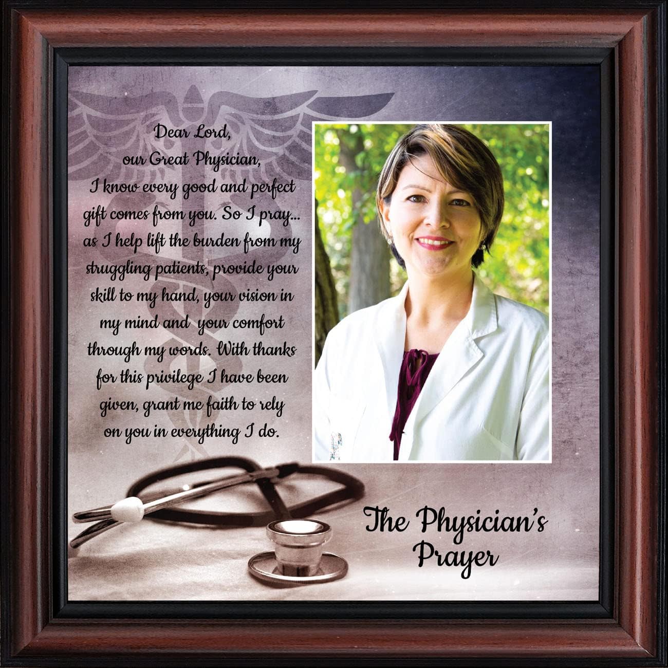 Amazon.com - Crossroads Home Décor Prayer for Doctor Picture Frame ...