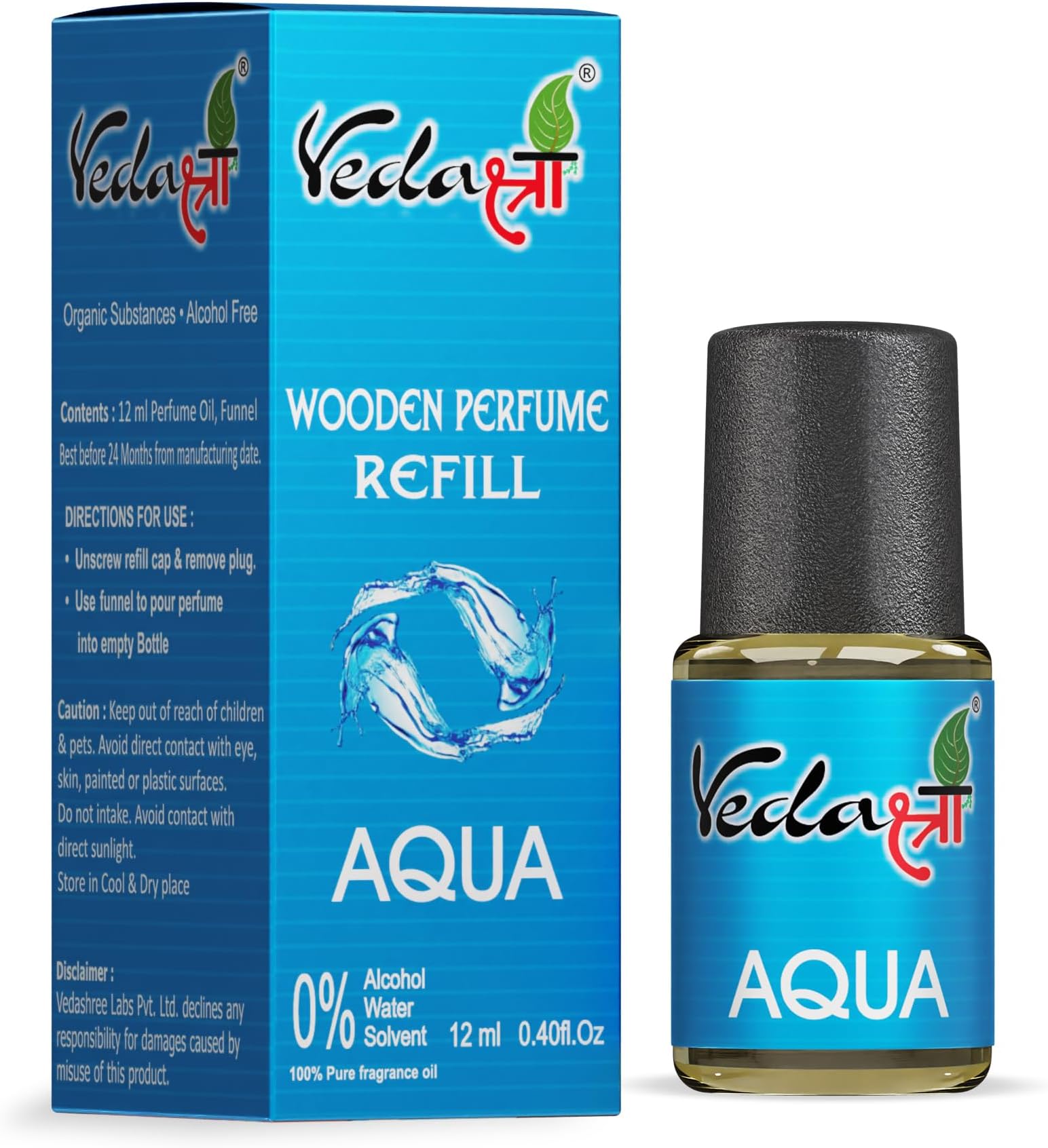 Vedashree Wooden Perfume Refill, Refill for Car Perfume - Slush (12ml ...