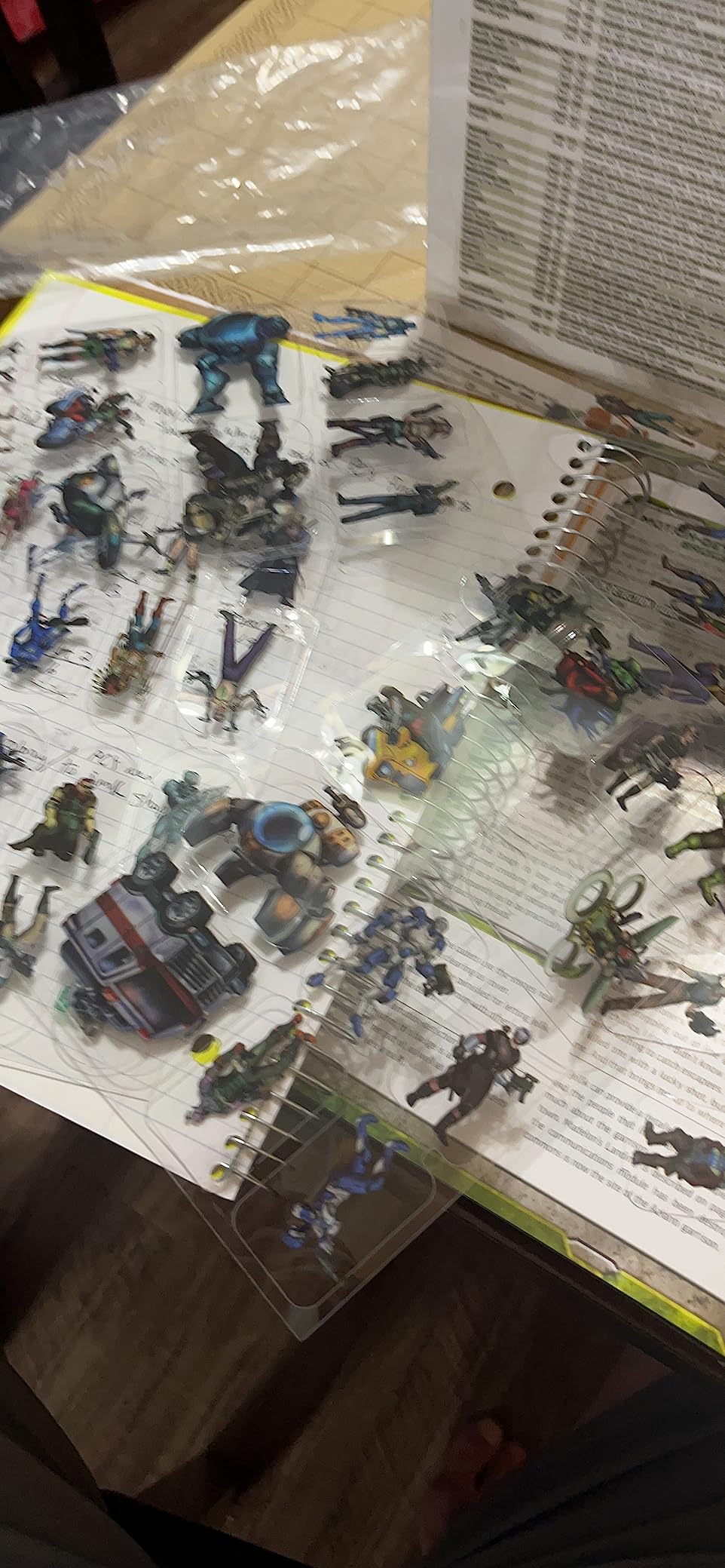 Amazon.com: Arcknight Flat Plastic Miniatures: Cyberpunks; 56 Unique ...