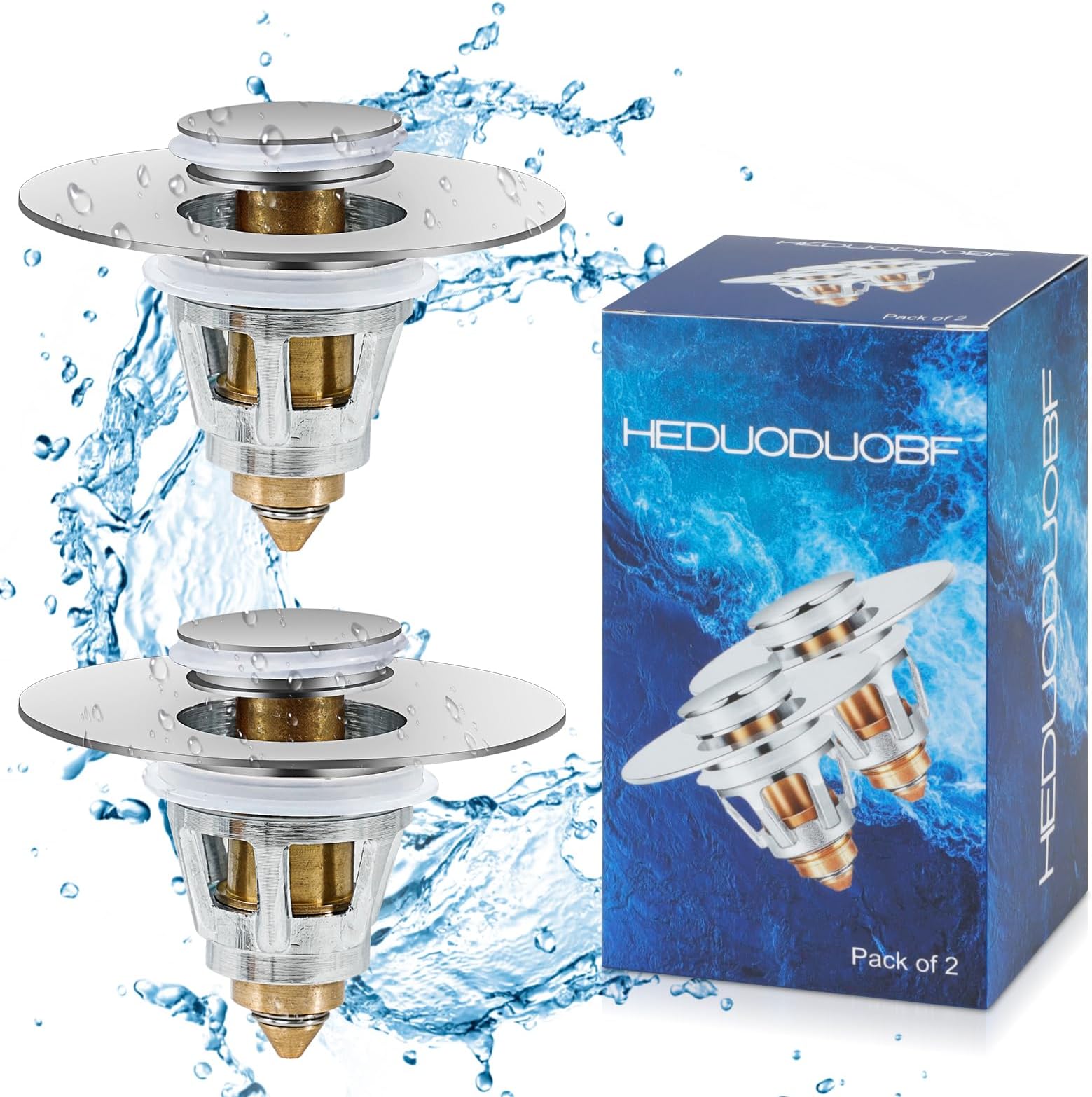 Amazon.com: Mer-Maid Drain Magic Extra-Rugged Universal Sink Stopper ...