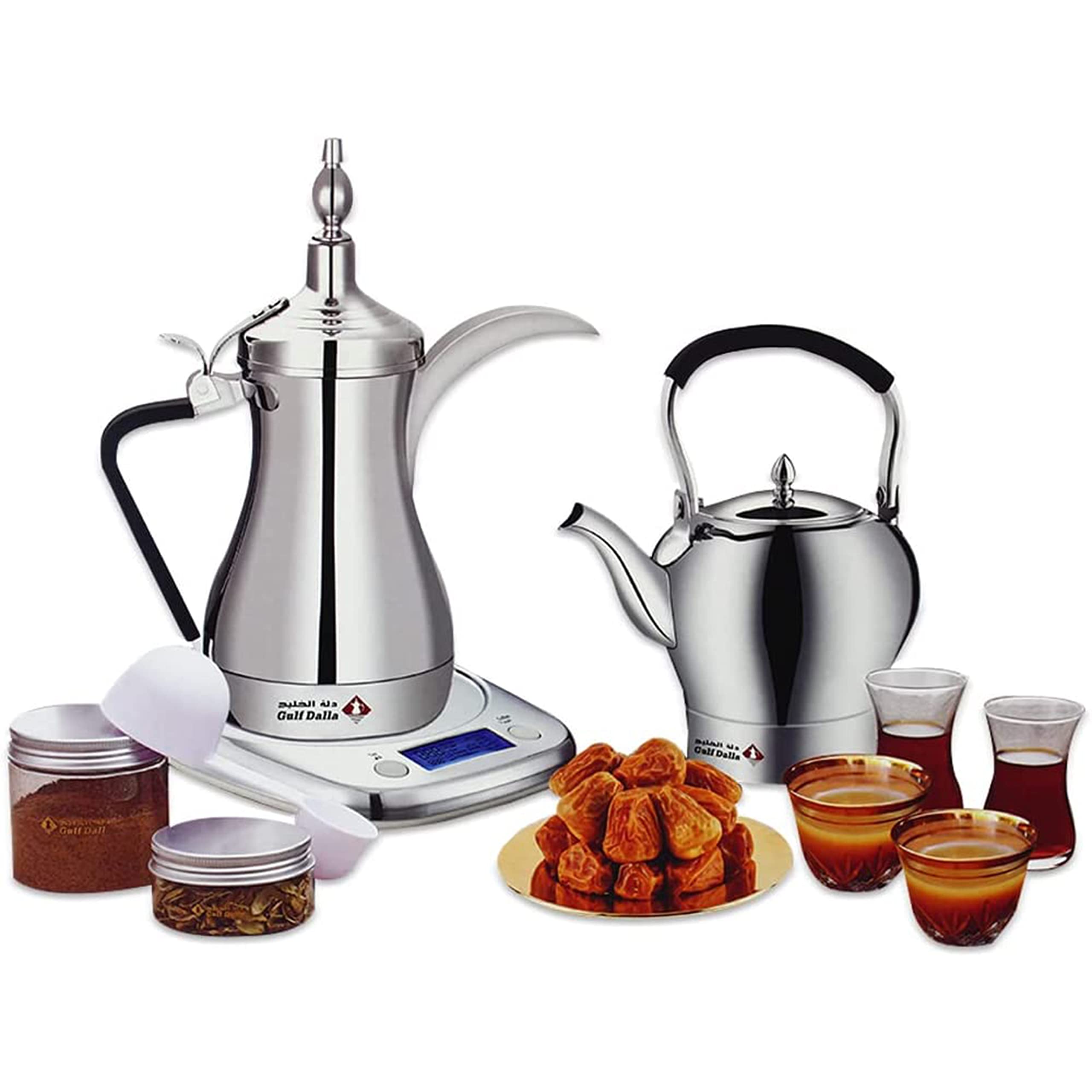 Buy Gulf Dalla Electric Arabic Coffee & Tea Maker Machine with Glass ...