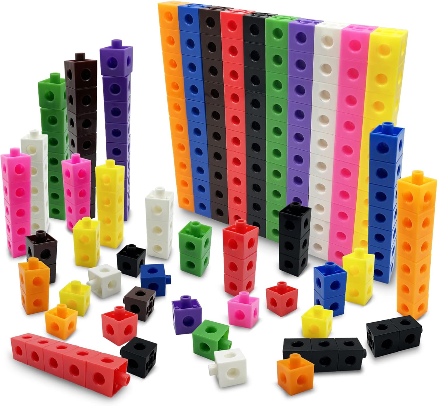 Math Cubes for Kids - Kindergarten Games - Counting Blocks - Linking ...
