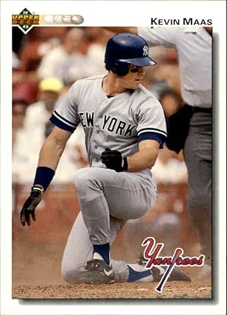Amazon.com: 1992 Upper Deck Baseball Card #377 Kevin Maas ...