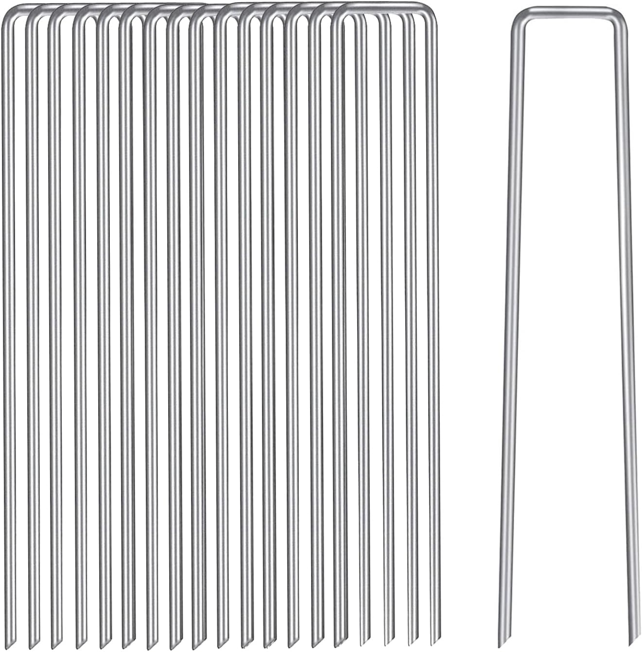 Amazon.com : Landscape Staples, 10 Packs 6 Inches Heavy Duty 11 Gauge ...