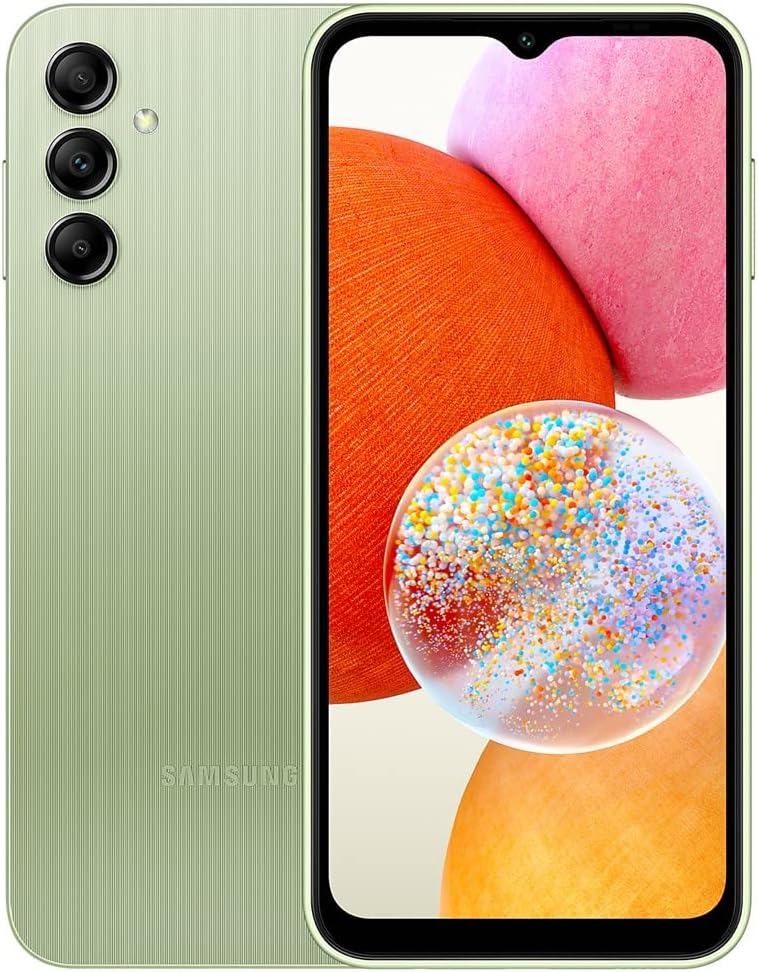 SAMSUNG Galaxy A14 (128 GB, 4 GB) 6.6 pulgadas, Android 13, batería de ...