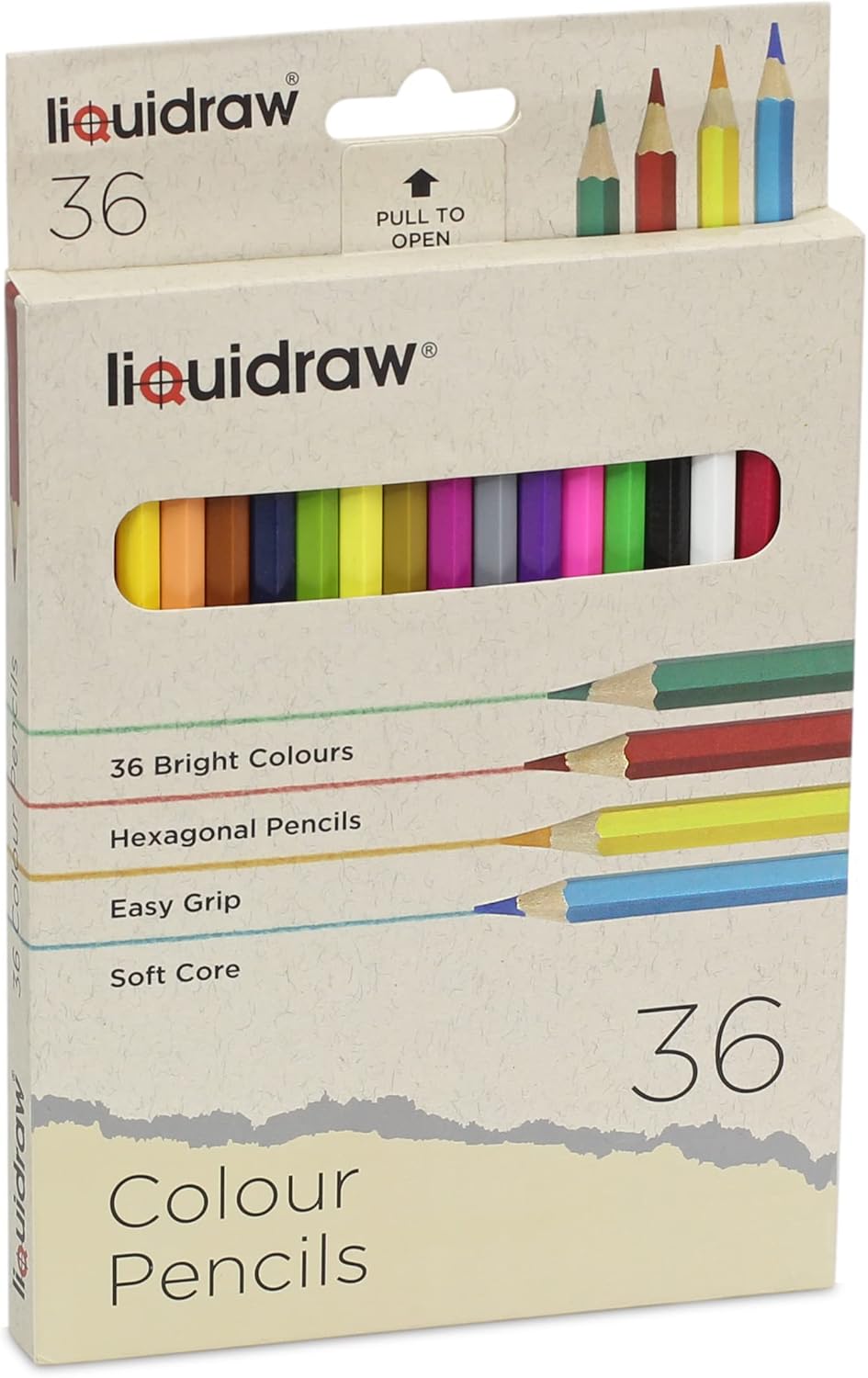 Amazon.com : Liquidraw Coloring Pencils, Set Of 36, Colored Pencils For ...
