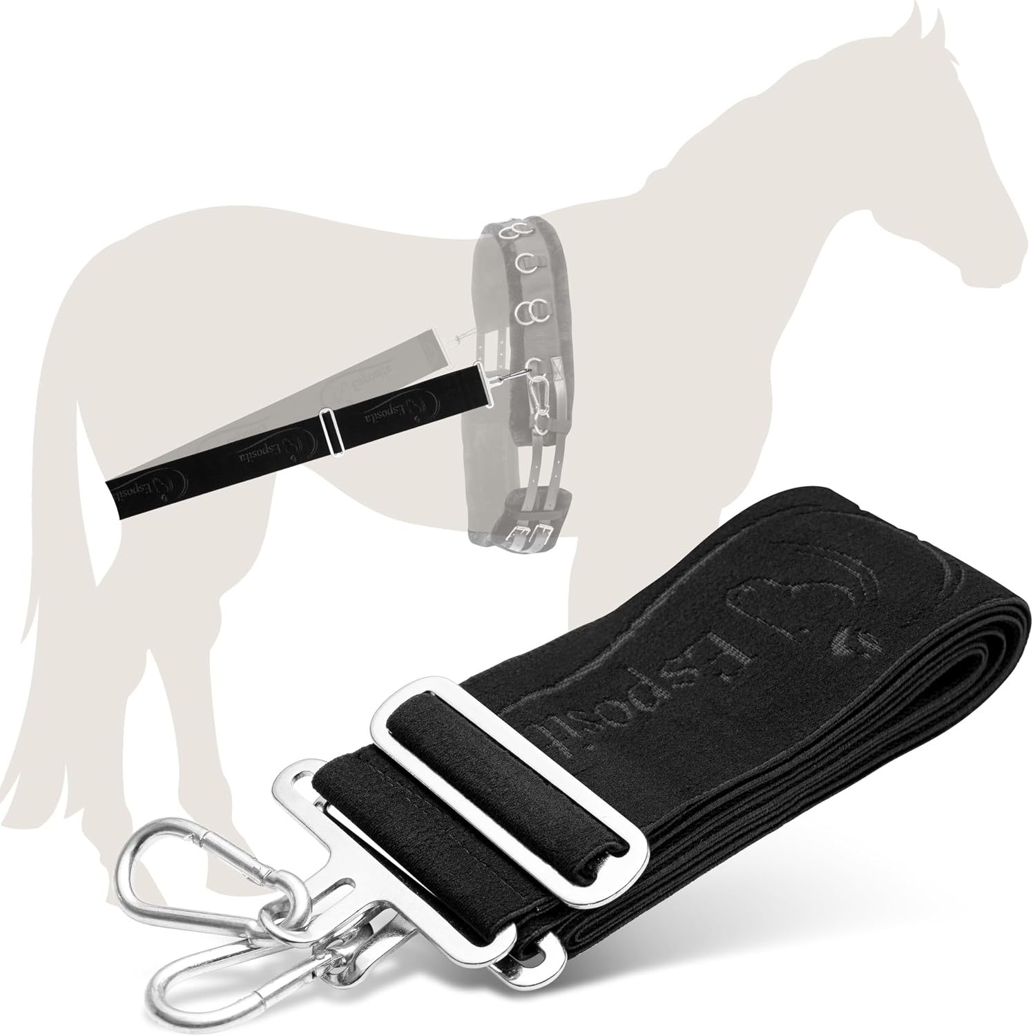 Esposita elastische Longierhilfe Pferd Pony Körperband Pferde ...