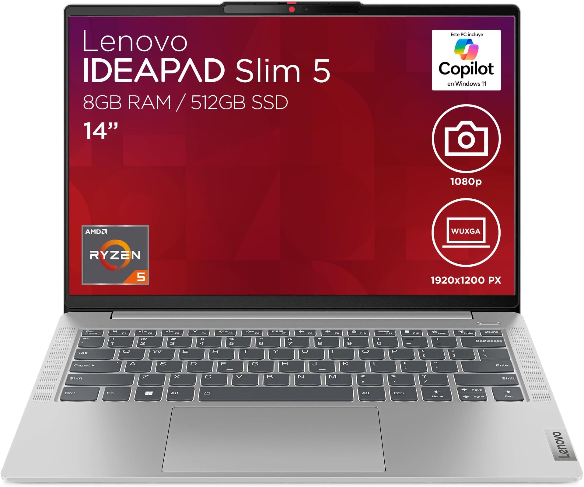 Lenovo Laptop V14 G4 AMD Ryzen™ 5 7520U 256GB SSD 8GB 14" (1920x1080 ...