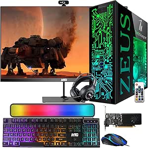 Amazon.com: TechMagnet Gaming Desktop PC, Intel i7 6th Gen, Zeus Pro 6, GT 1030, 8GB RAM ARGB ...