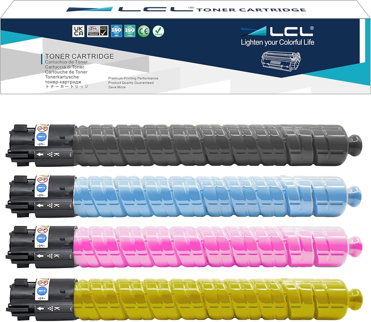 Amazon.com: LCL IMC300 IMC400 Toner Cartridge Replacement for Ricoh IM ...