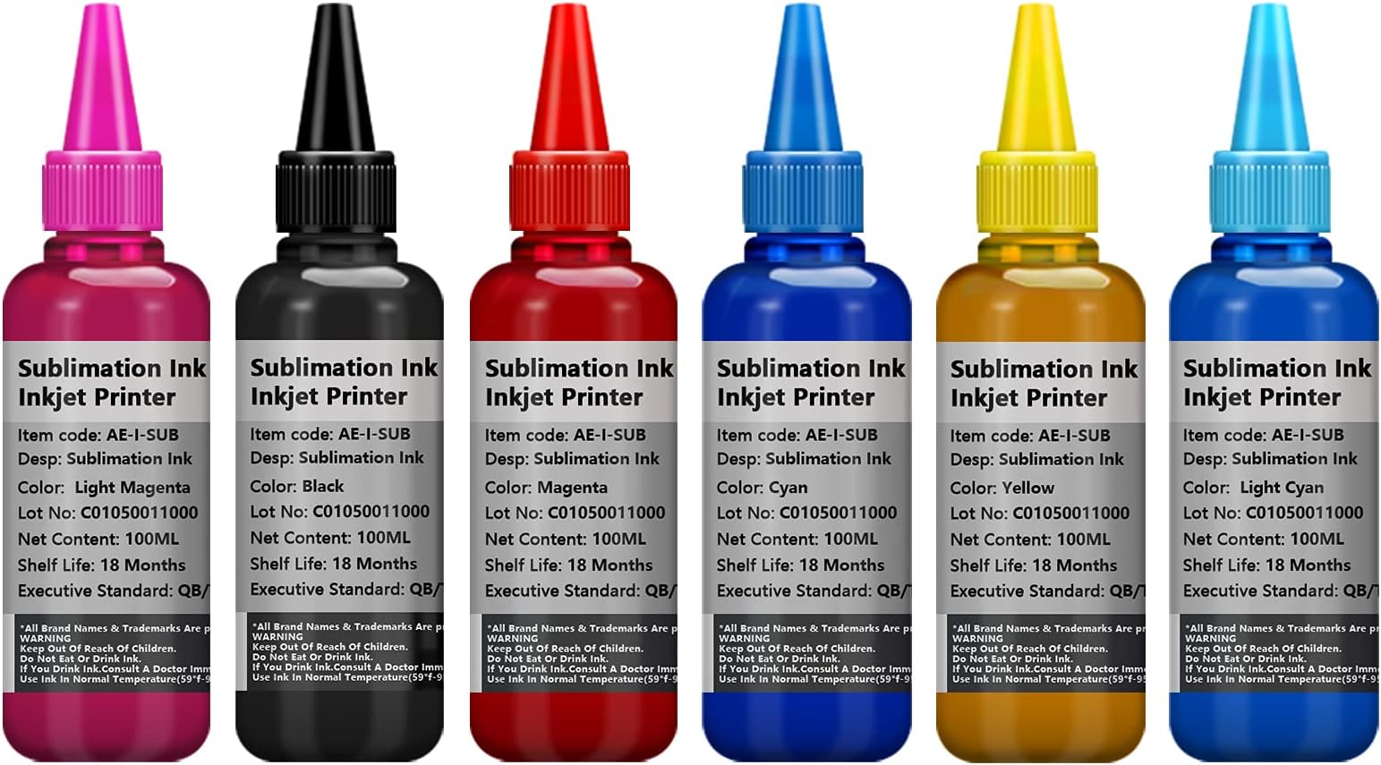 Aomya 600ml DTF Ink Premium DTF Heat Transfer Ink Conversion Kit Refill ...