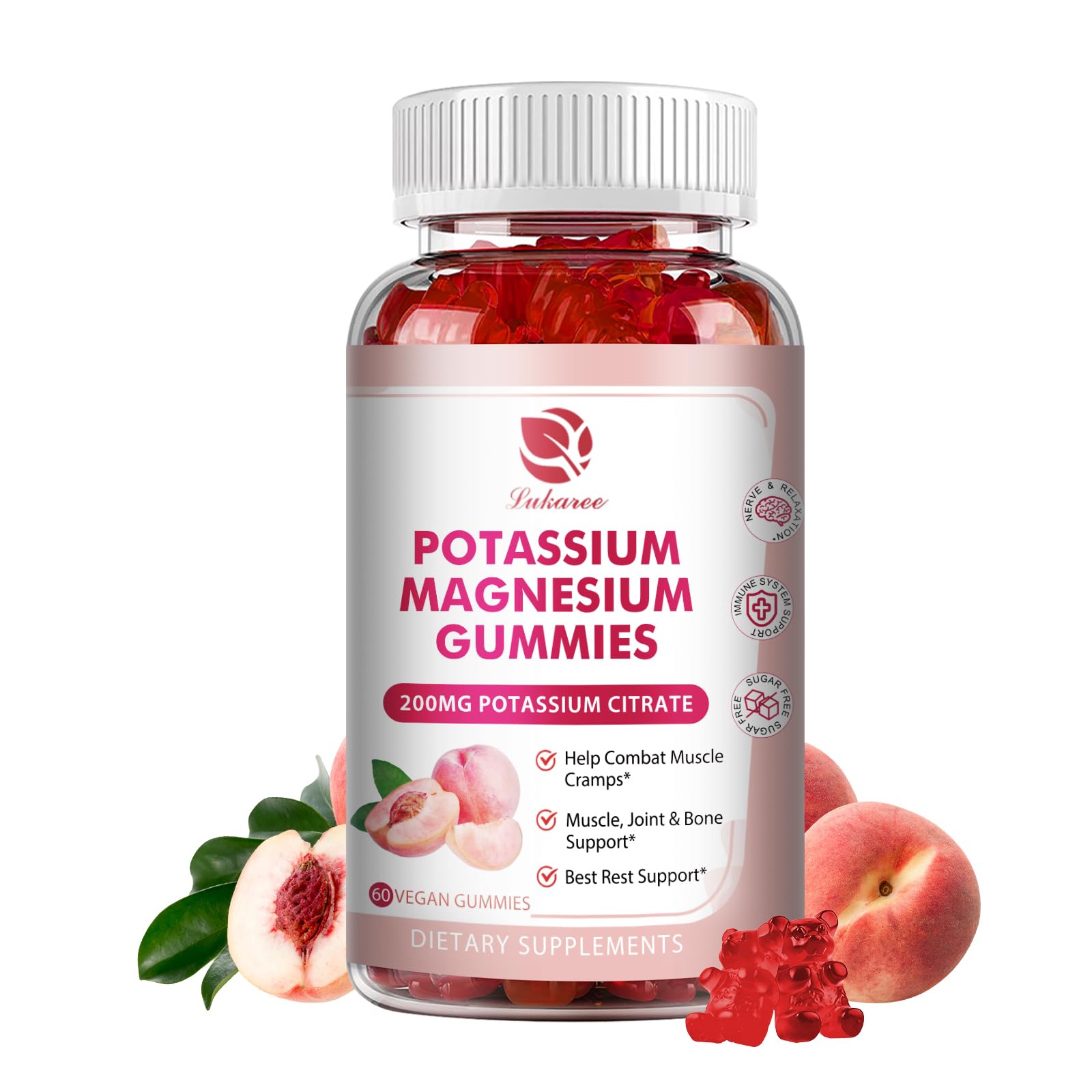 Amazon.com: Potassium Magnesium Gummies - High Absorption Magnesium ...
