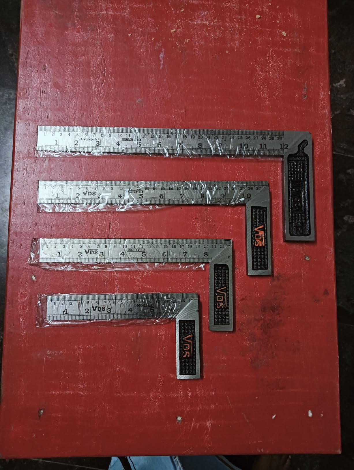 Naveen V.D.S Light Try Square (Set of 4 pieces) Combo Pack of 4 sizes ...