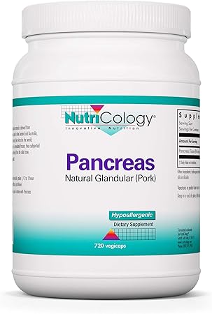 Amazon.com: Nutricology Pancreas Pork - Natural Glandular, Digestive ...