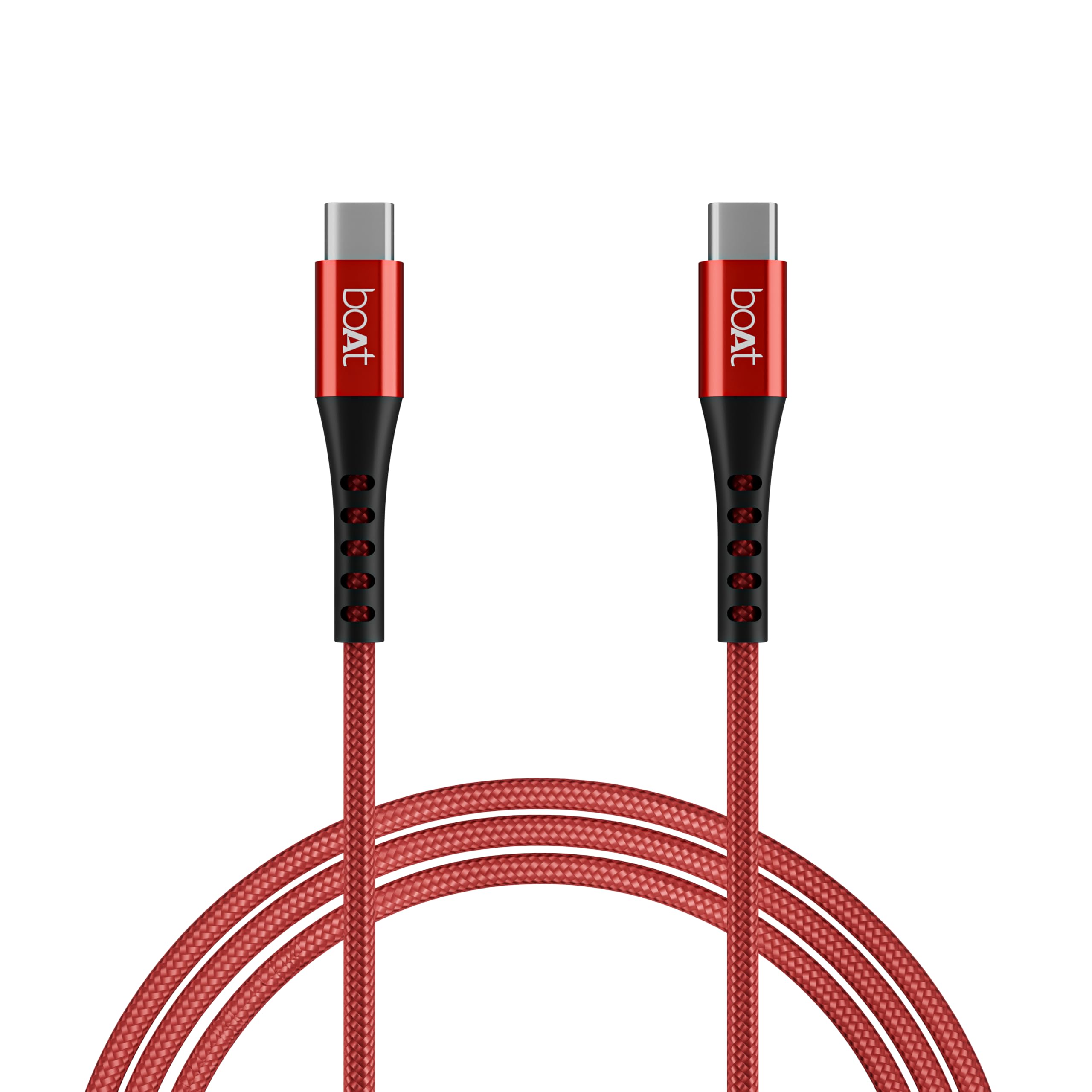 boAt Type-C C600 Tangle-Free, Sturdy Cable w/ 100W/5A Fast Charging ...