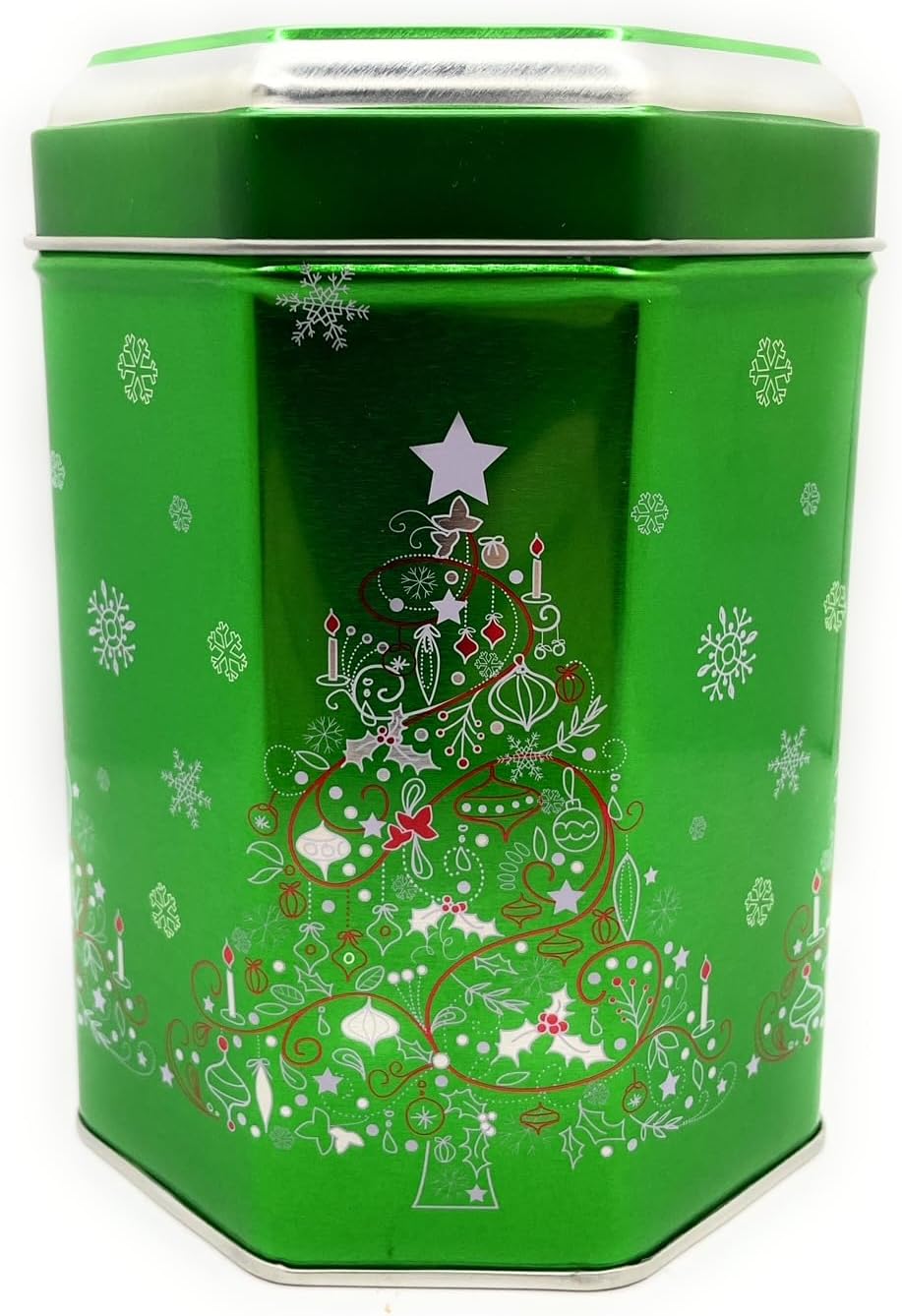 Amazon.com : Sugar Cookie Holiday Musical Green Tin by Bentons 6.17 oz ...