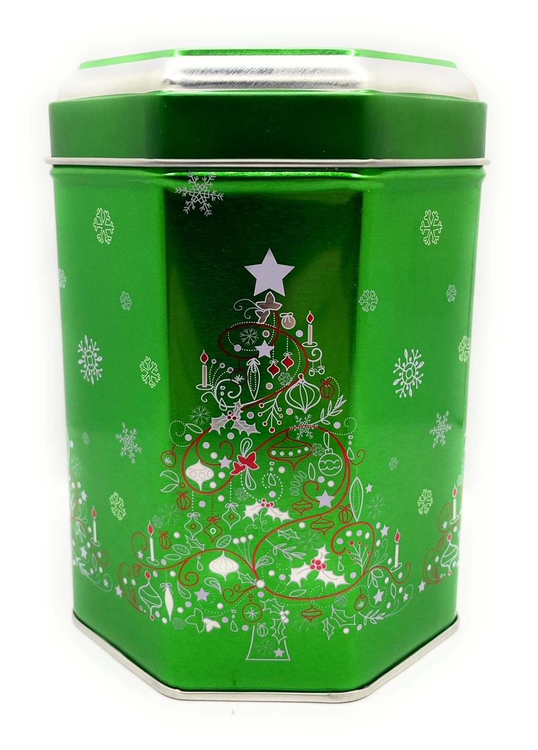 Amazon.com : Sugar Cookie Holiday Musical Green Tin by Bentons 6.17 oz ...