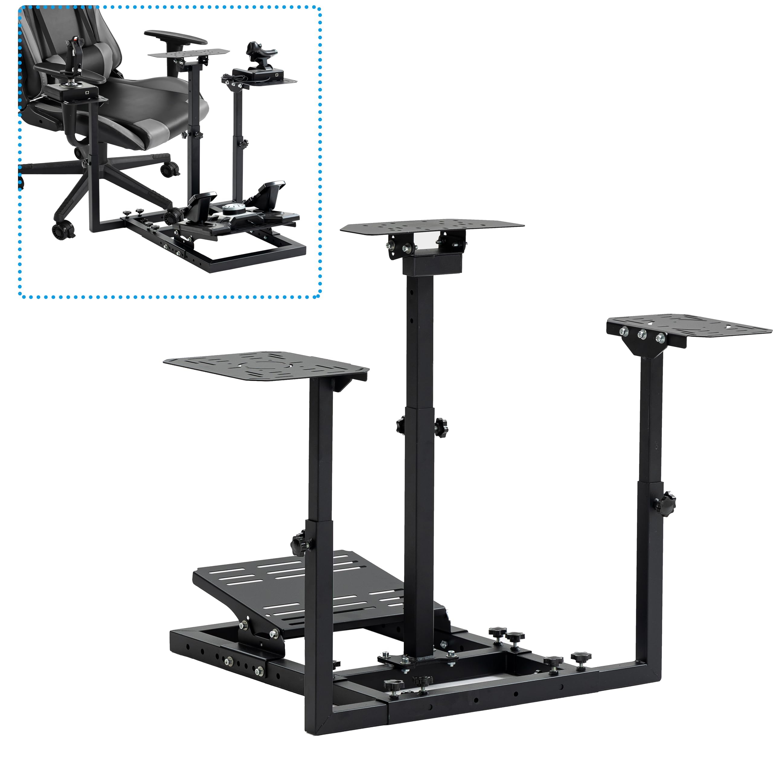 Buy Anman Flight Racing simulator cockpit Wheel Stand Dual-Purpose Fit ...