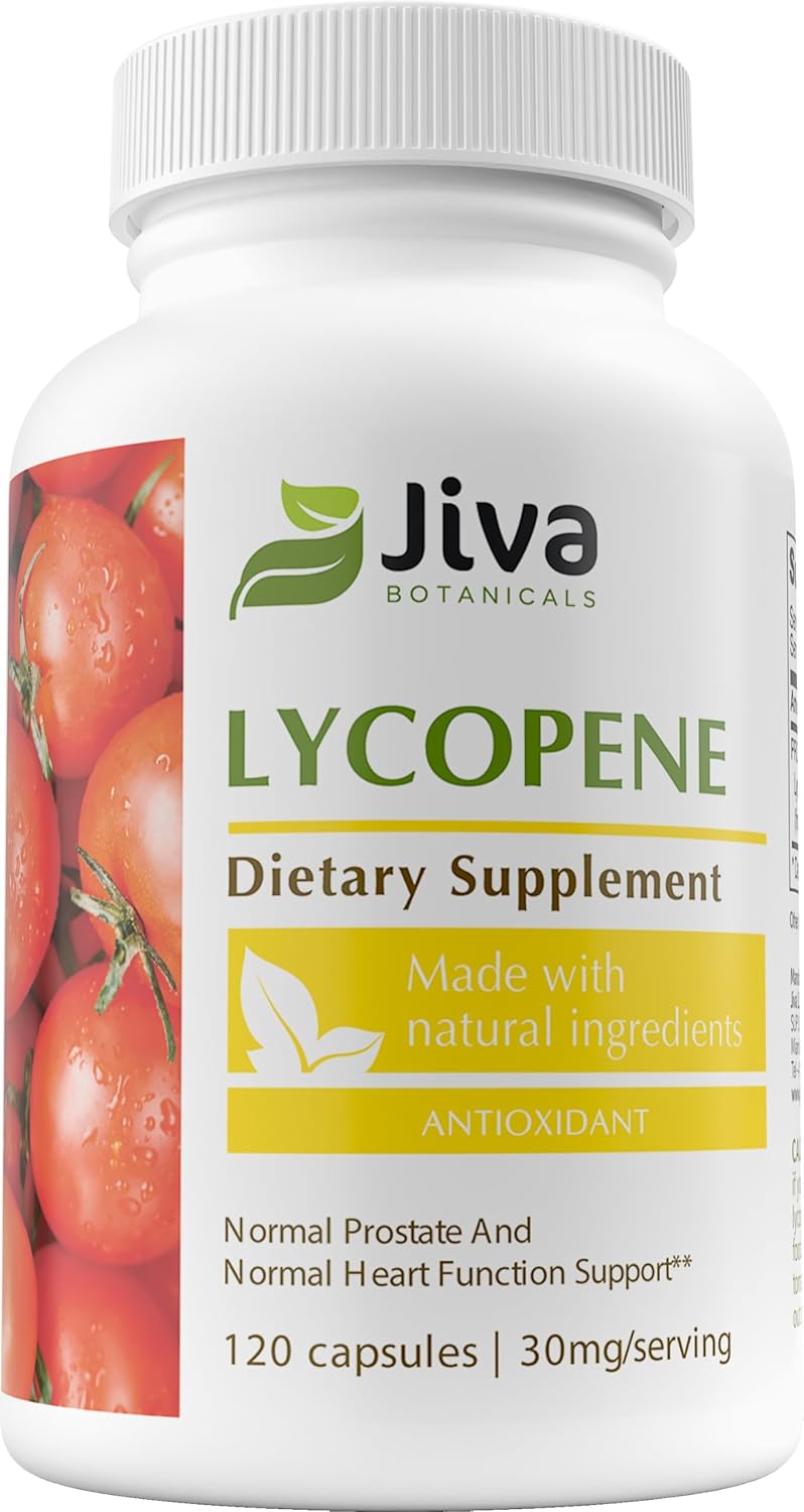 Amazon.com: Jiva Botanicals Lycopene Capsules - Antioxidant Support ...