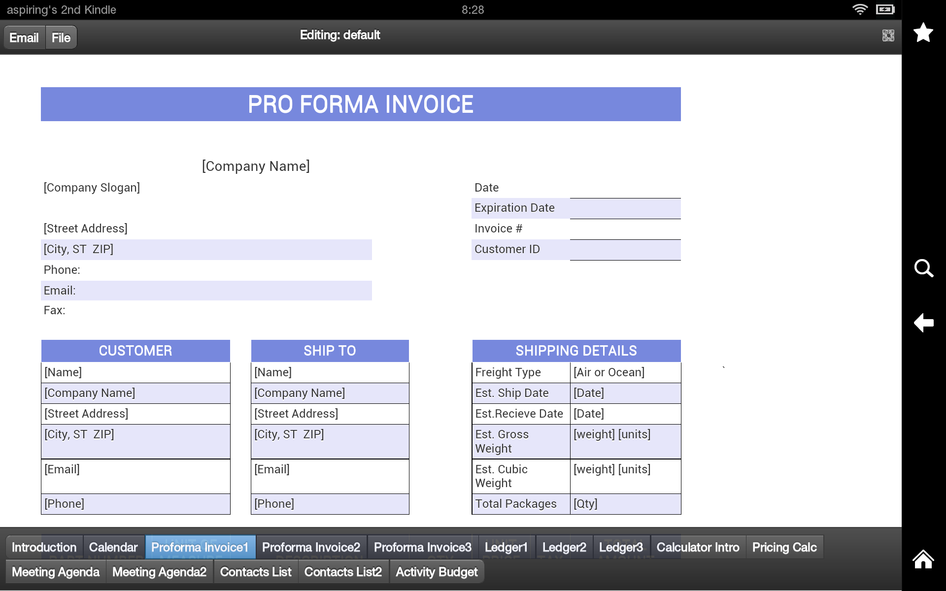 Proforma Invoice - App on the Amazon Appstore