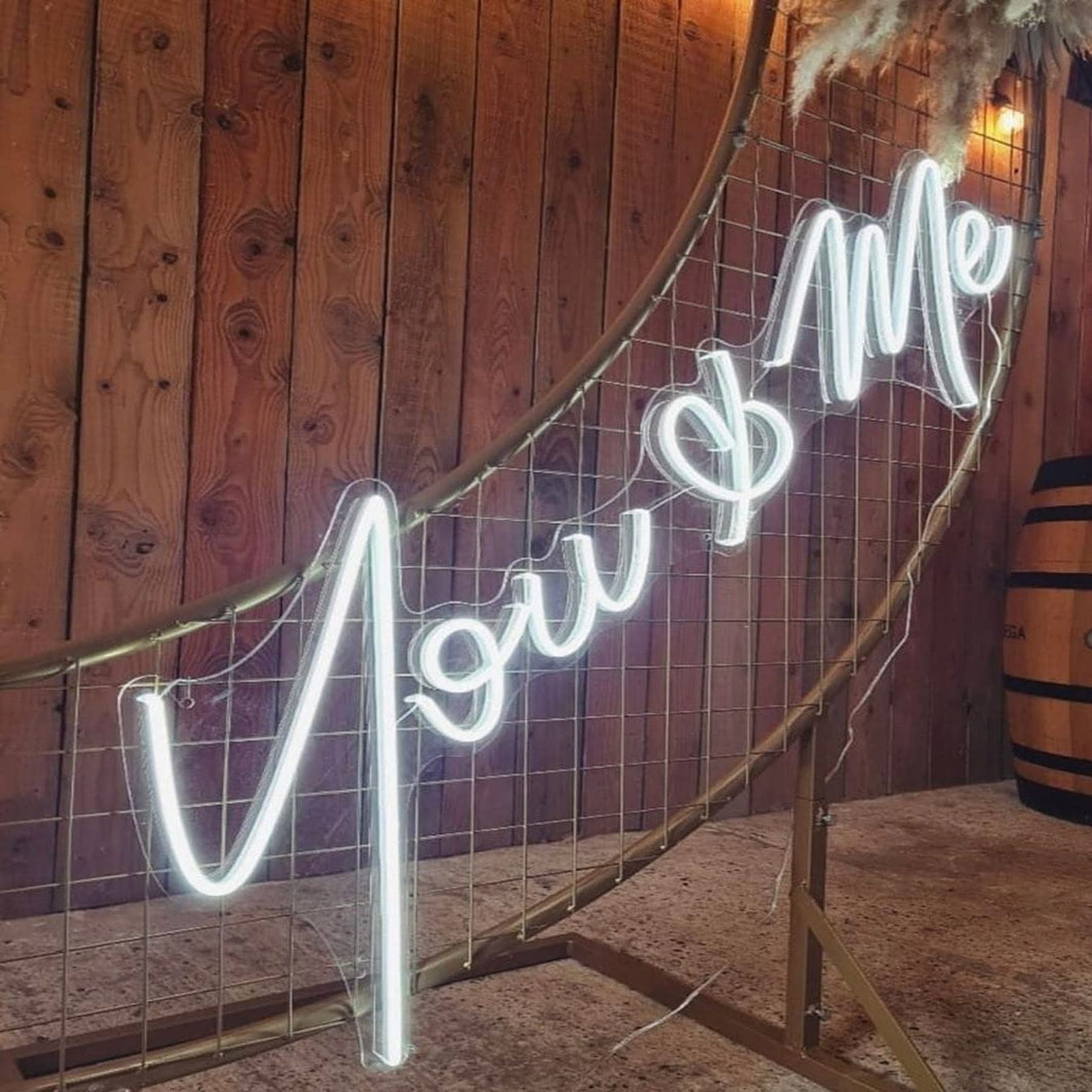 Amazon.com : Custom Neon Sign You and Me, Personalized You and Me LED ...