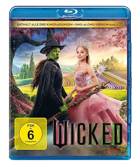 Wicked (Blu-ray): Amazon.de: Grande, Ariana, Erivo, Cynthia, Goldblum ...